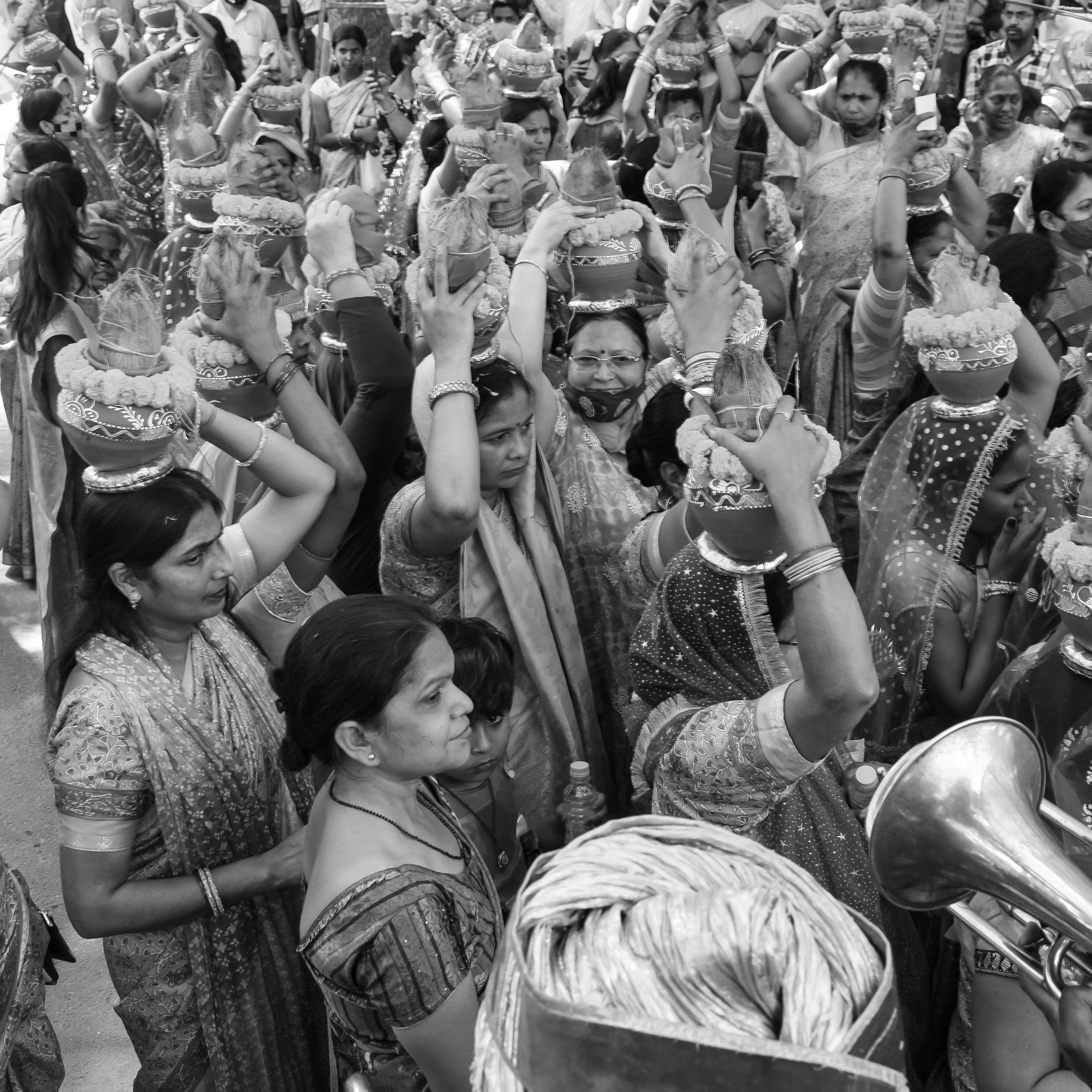 Women with Kalash on Head During Jagannath Temple Mangal Kalash Yatra ...