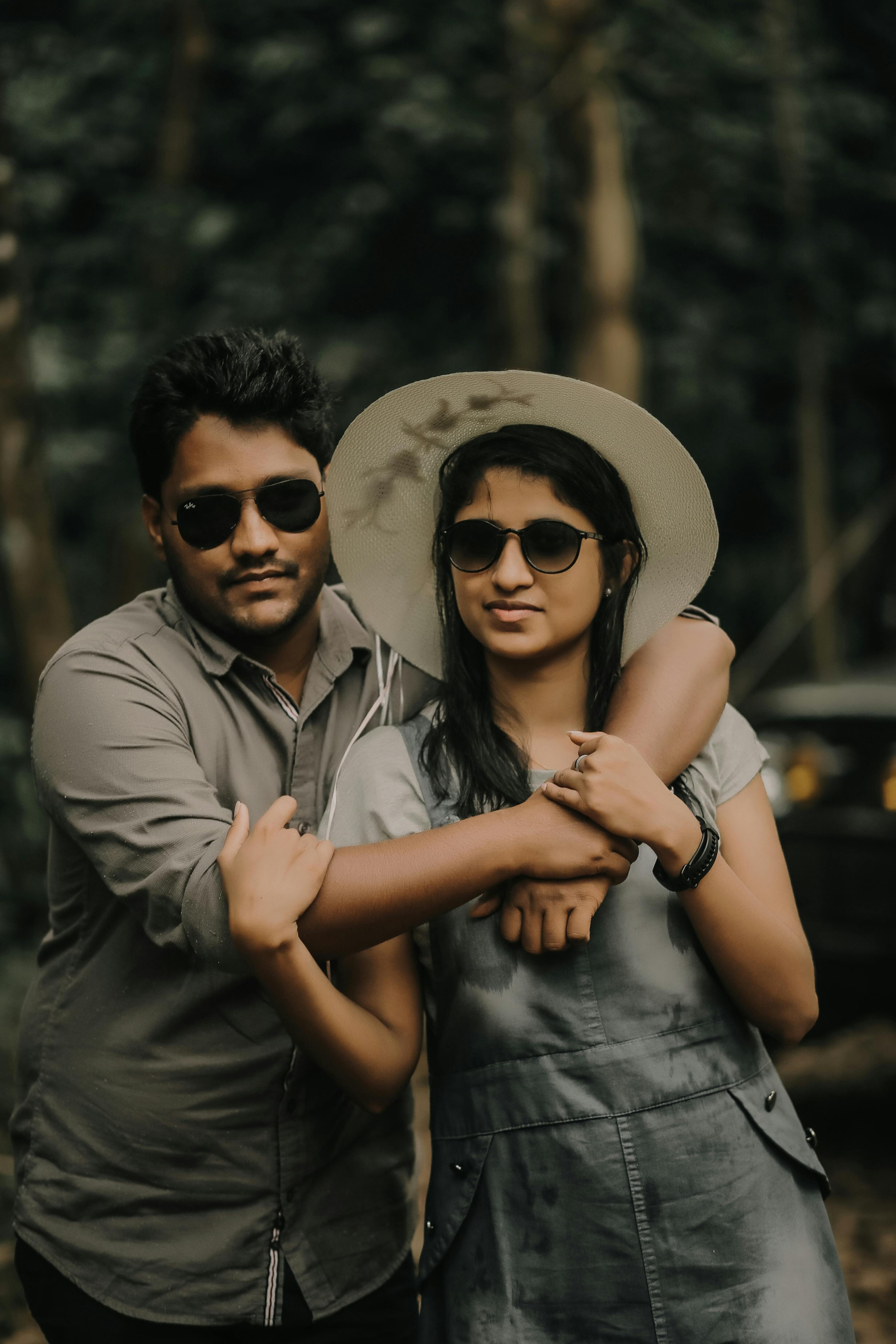 A Couple in a Hugging Pose · Free Stock Photo