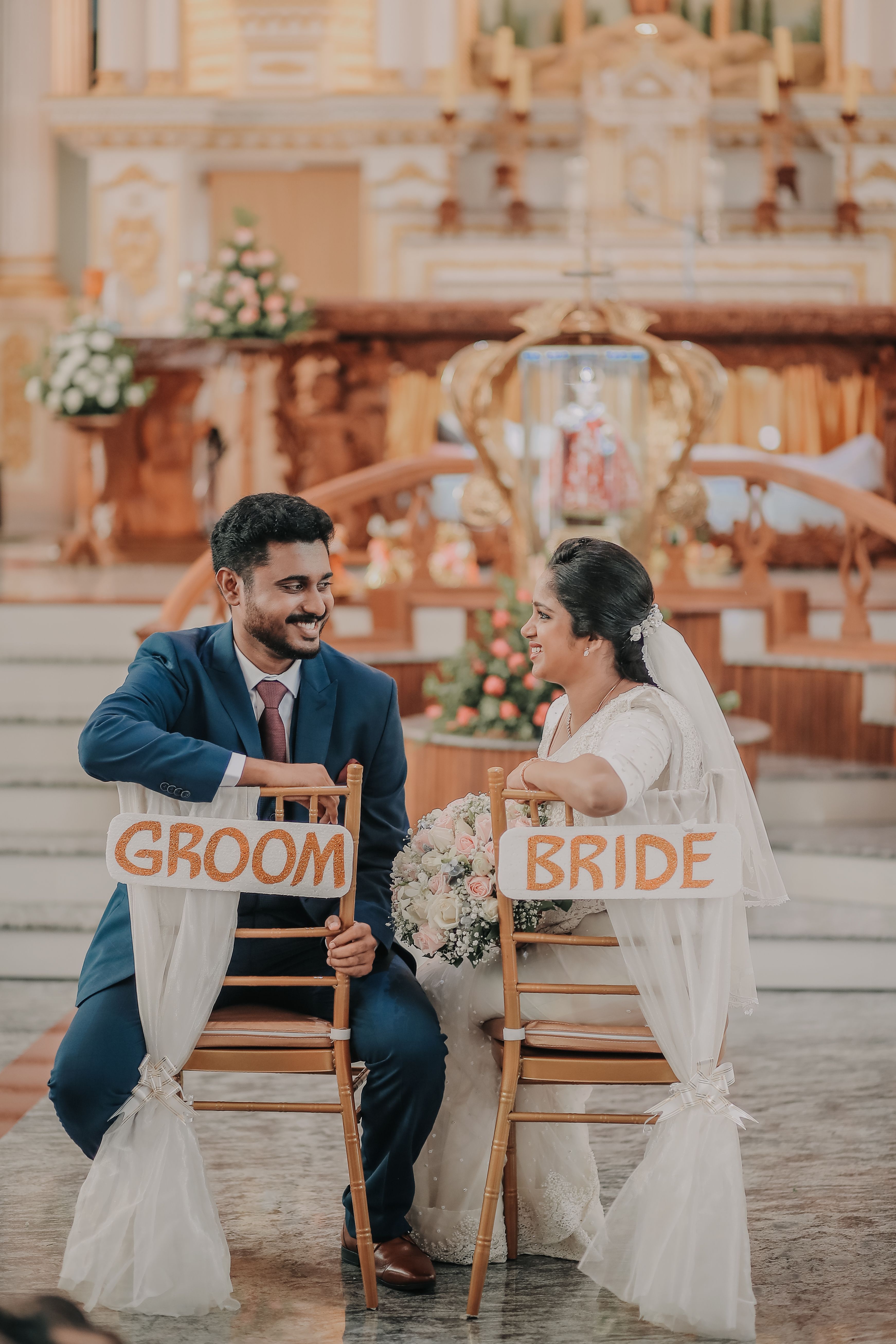 A Happy Newlywed Couple · Free Stock Photo