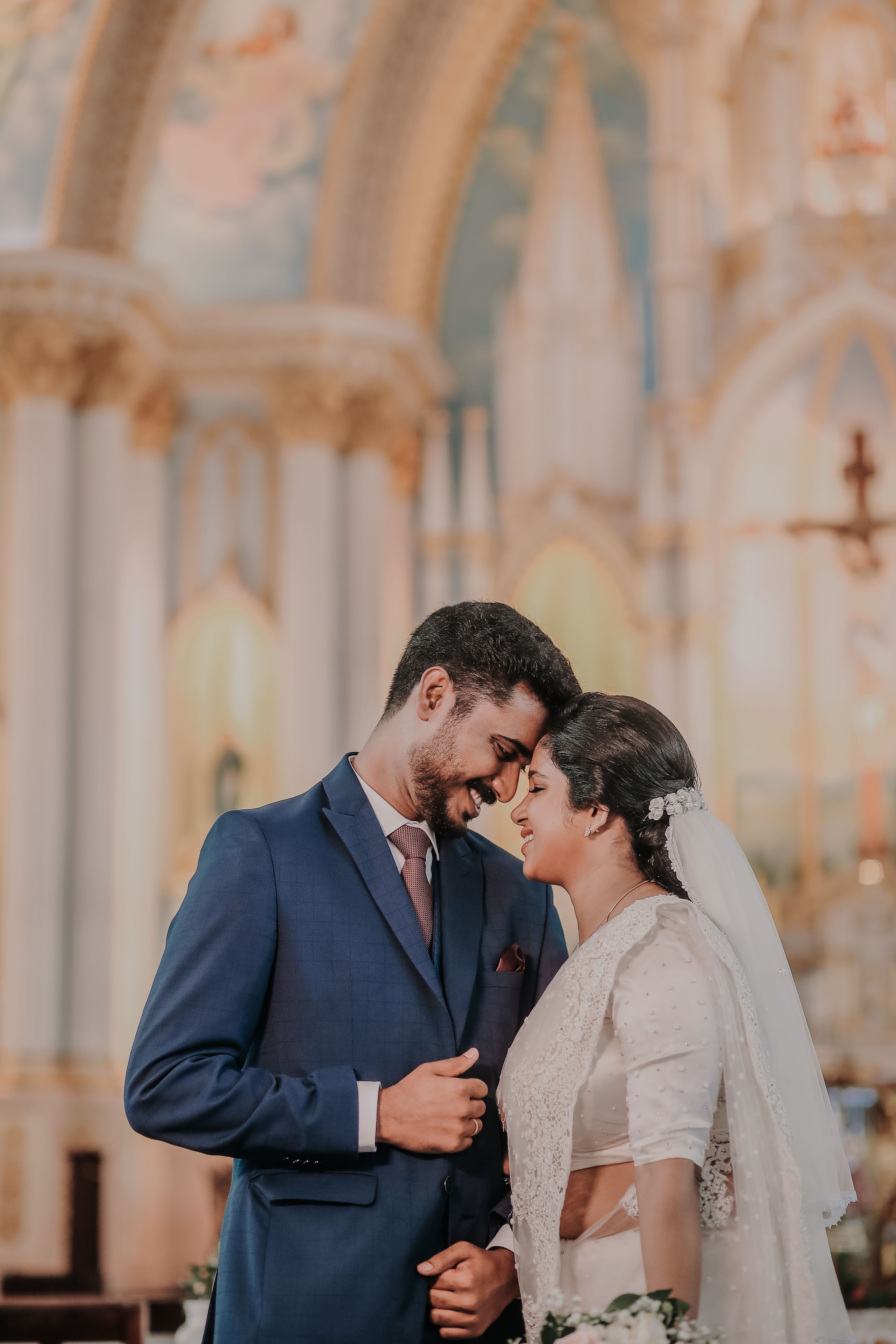 A Happy Newlywed Couple · Free Stock Photo