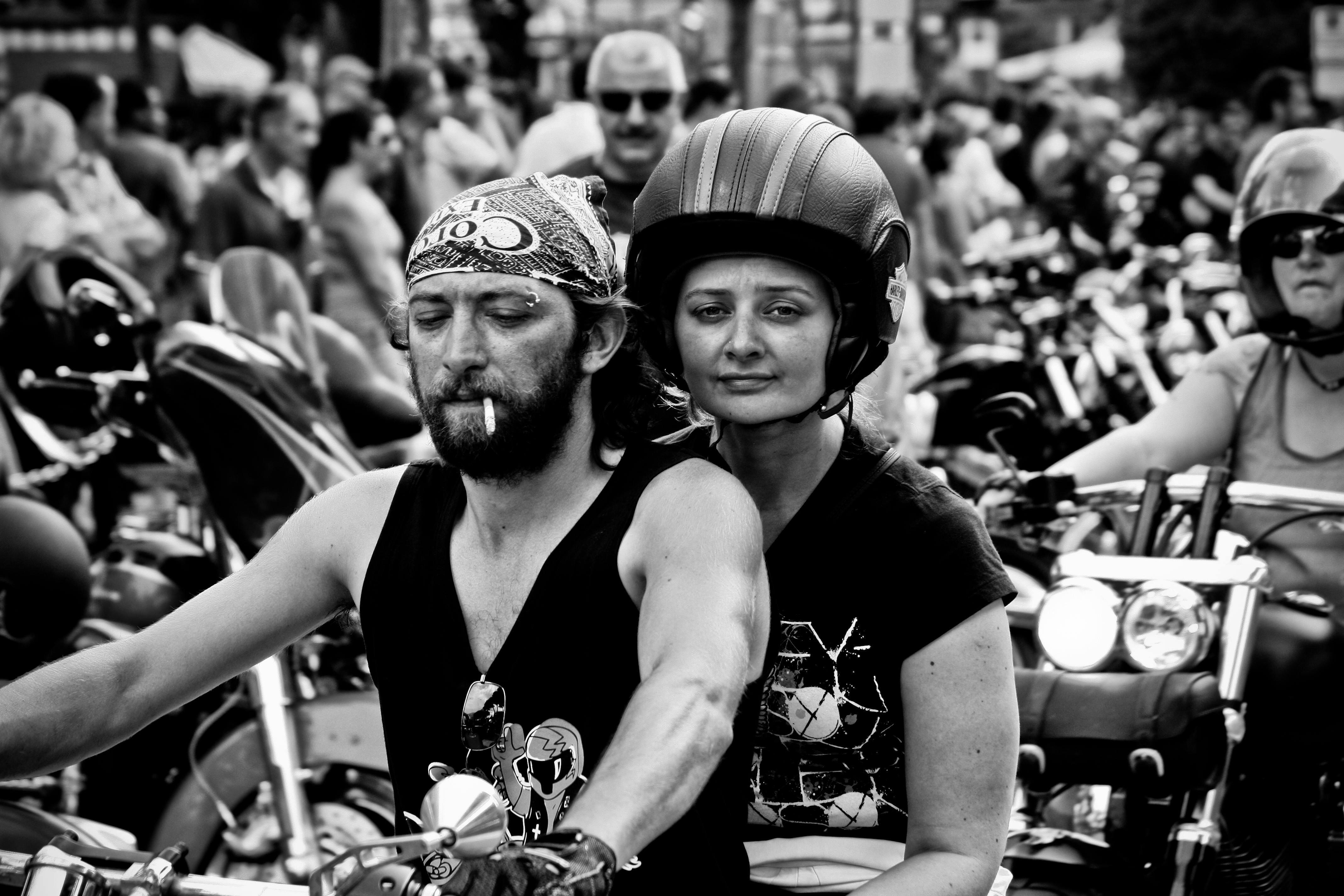 People Riding Motorcycle on Road · Free Stock Photo