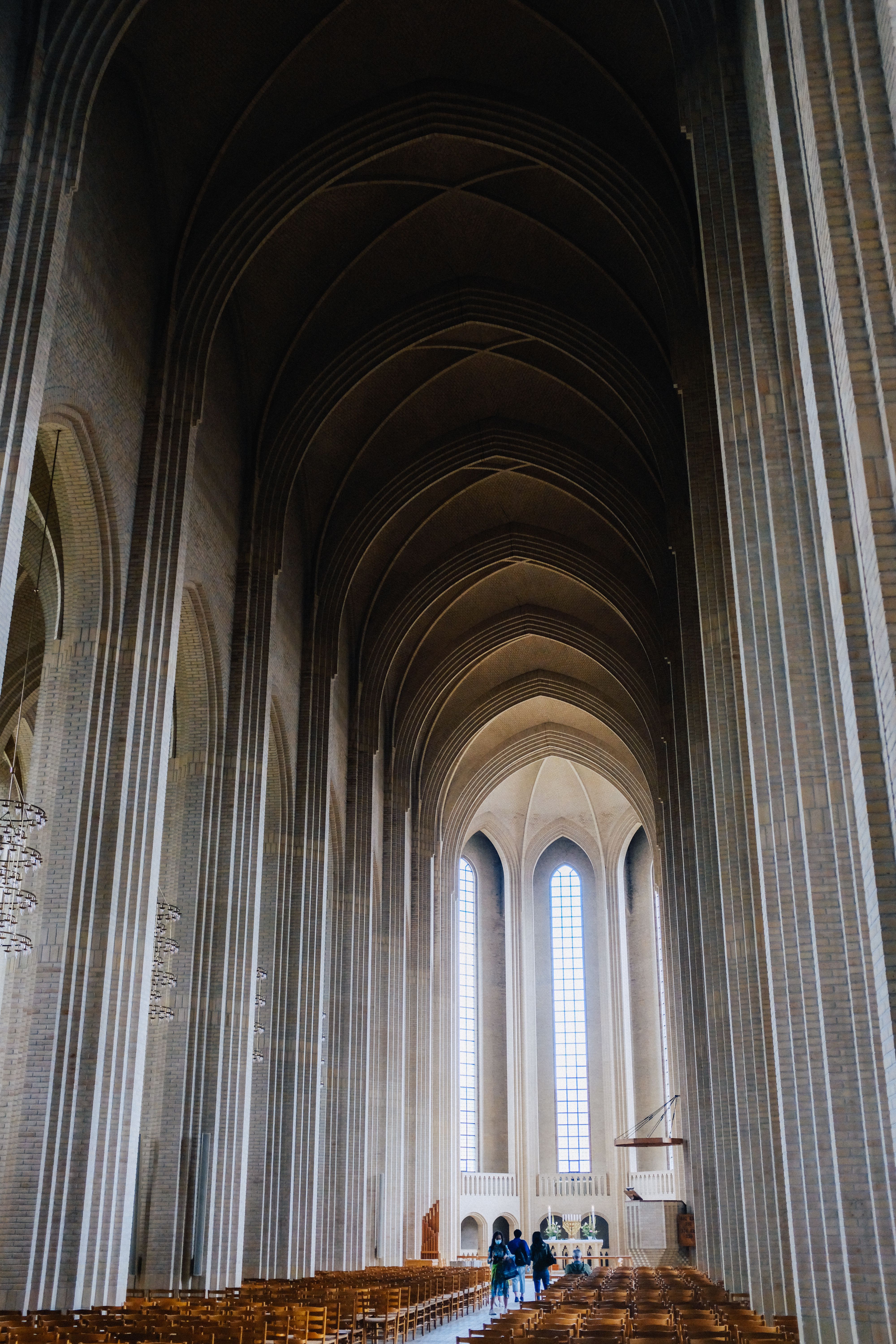 Dark Interior of Church in Copenhagen · Free Stock Photo