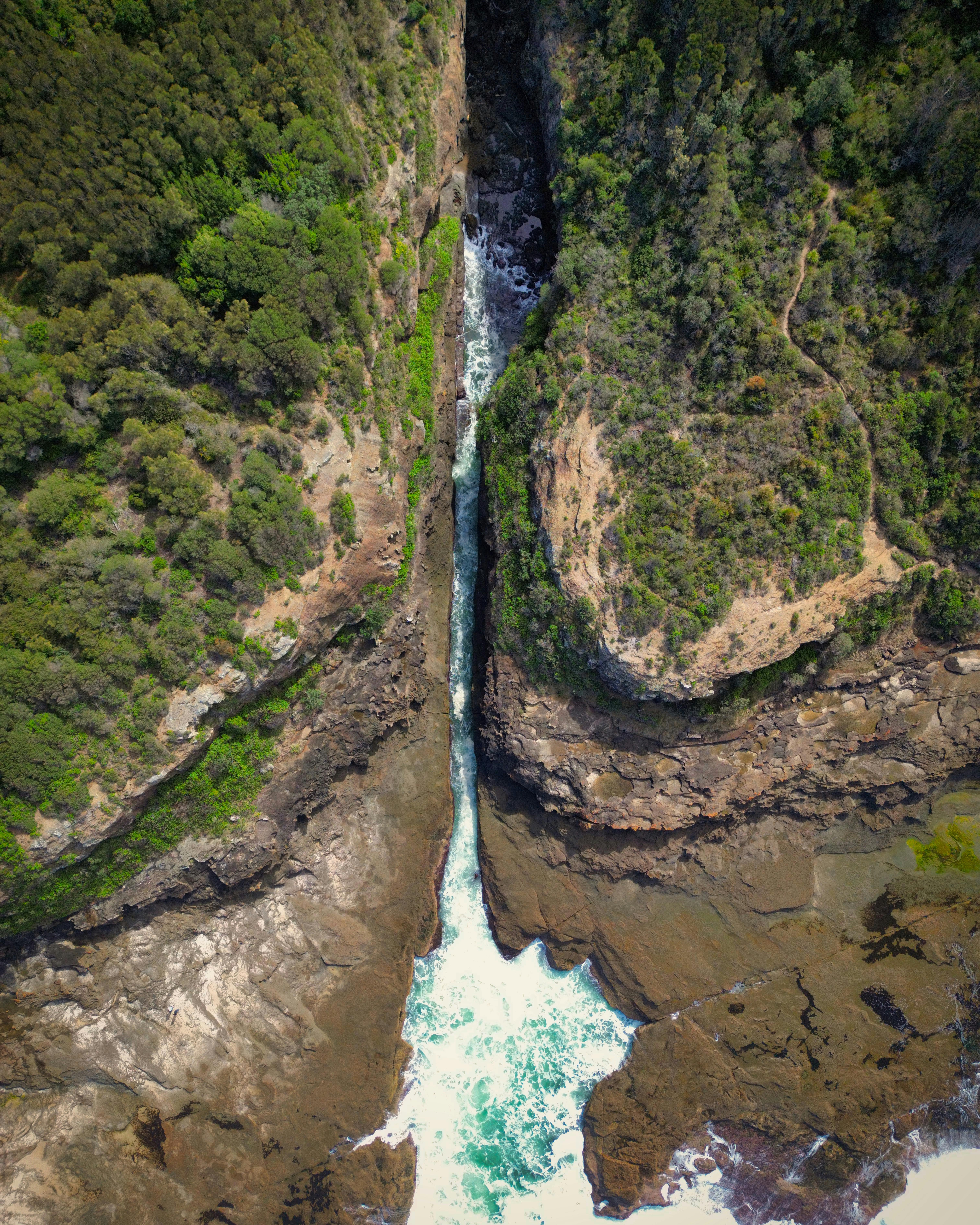 Aerial Photography of a Ravine · Free Stock Photo