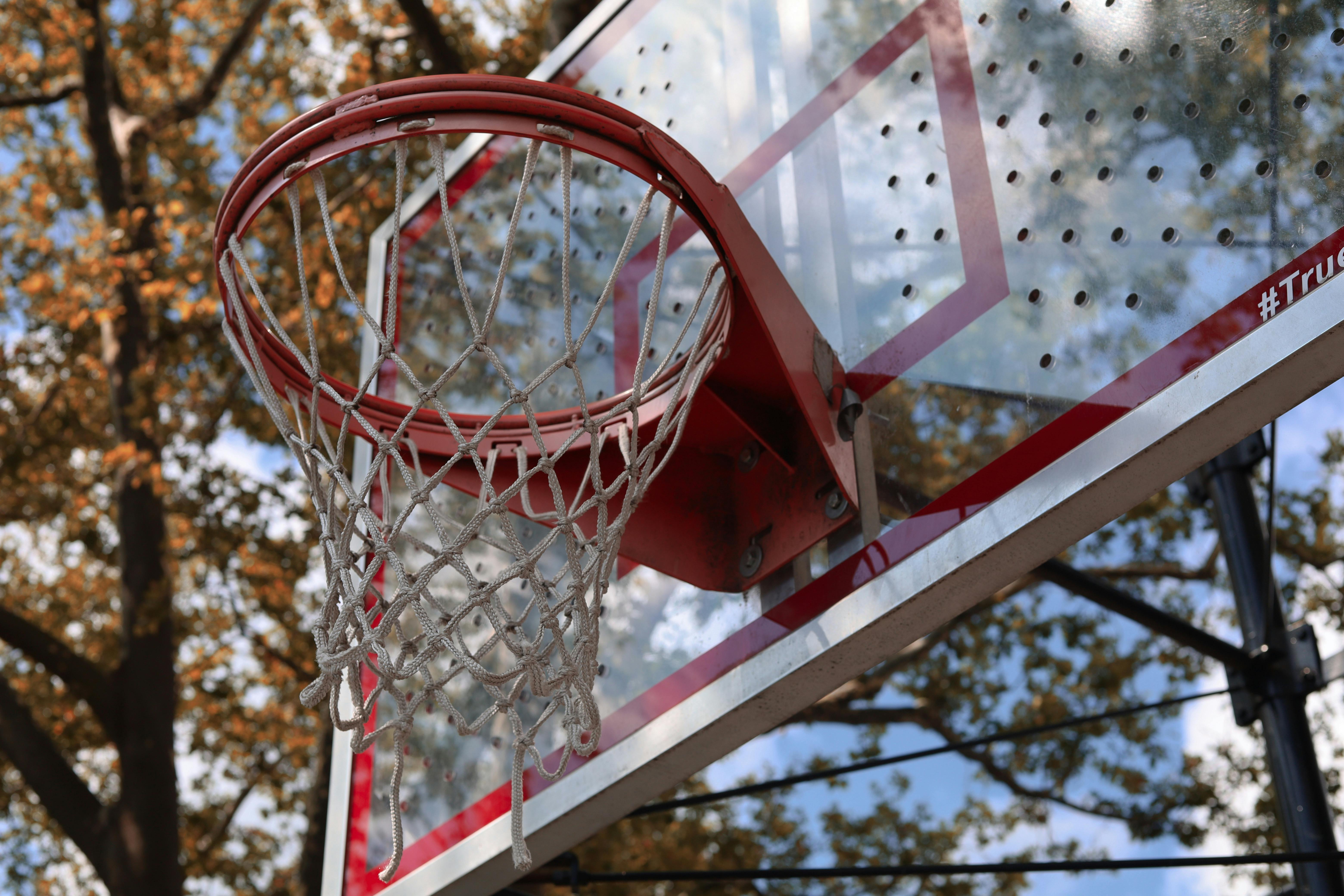 Close Up Photo of Metal Chain Net Basketball · Free Stock Photo