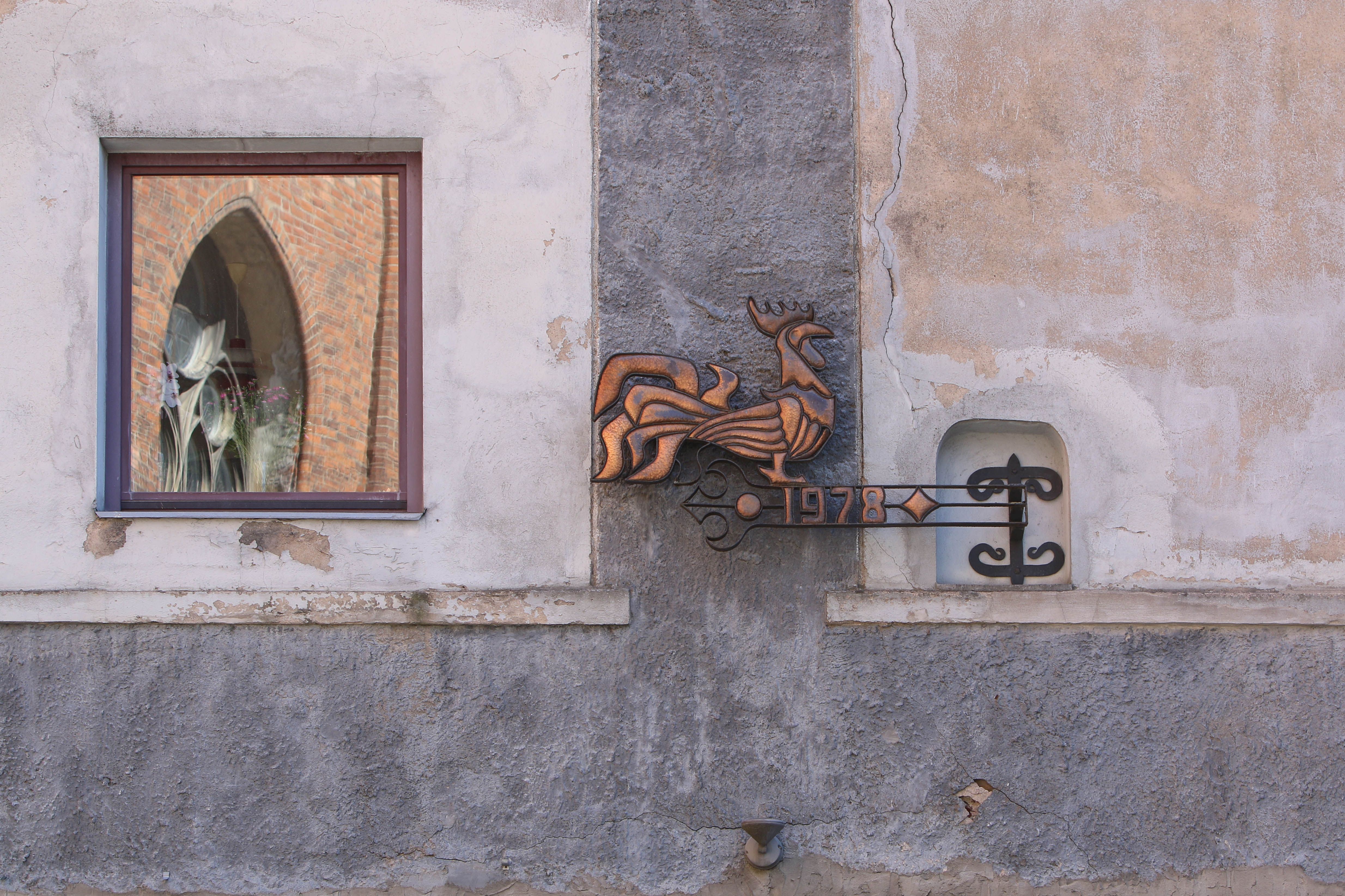 Rooster Symbol on a Building in Riga, Latvia · Free Stock Photo