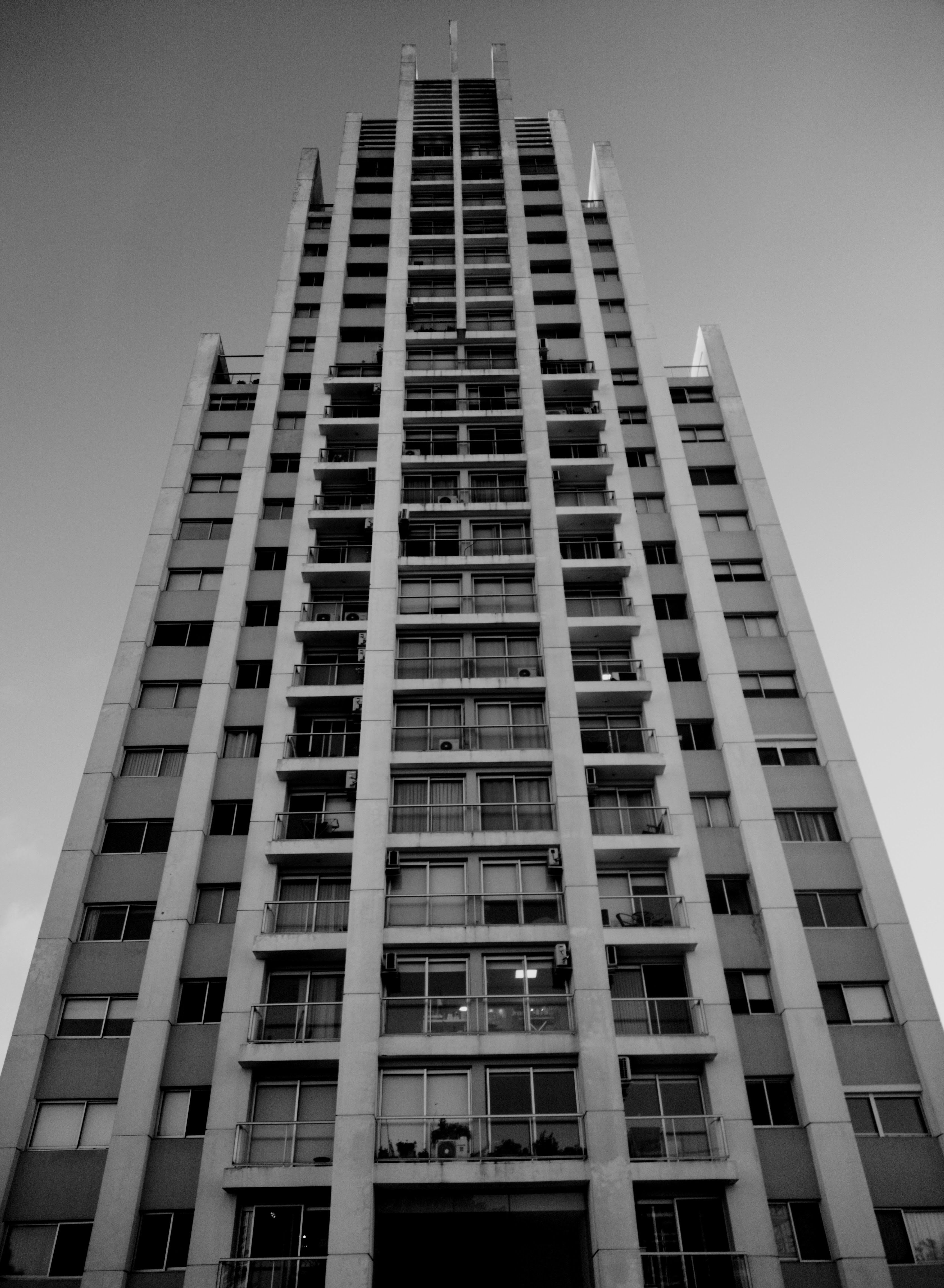 Gray Scale Photo of High Rise Building · Free Stock Photo