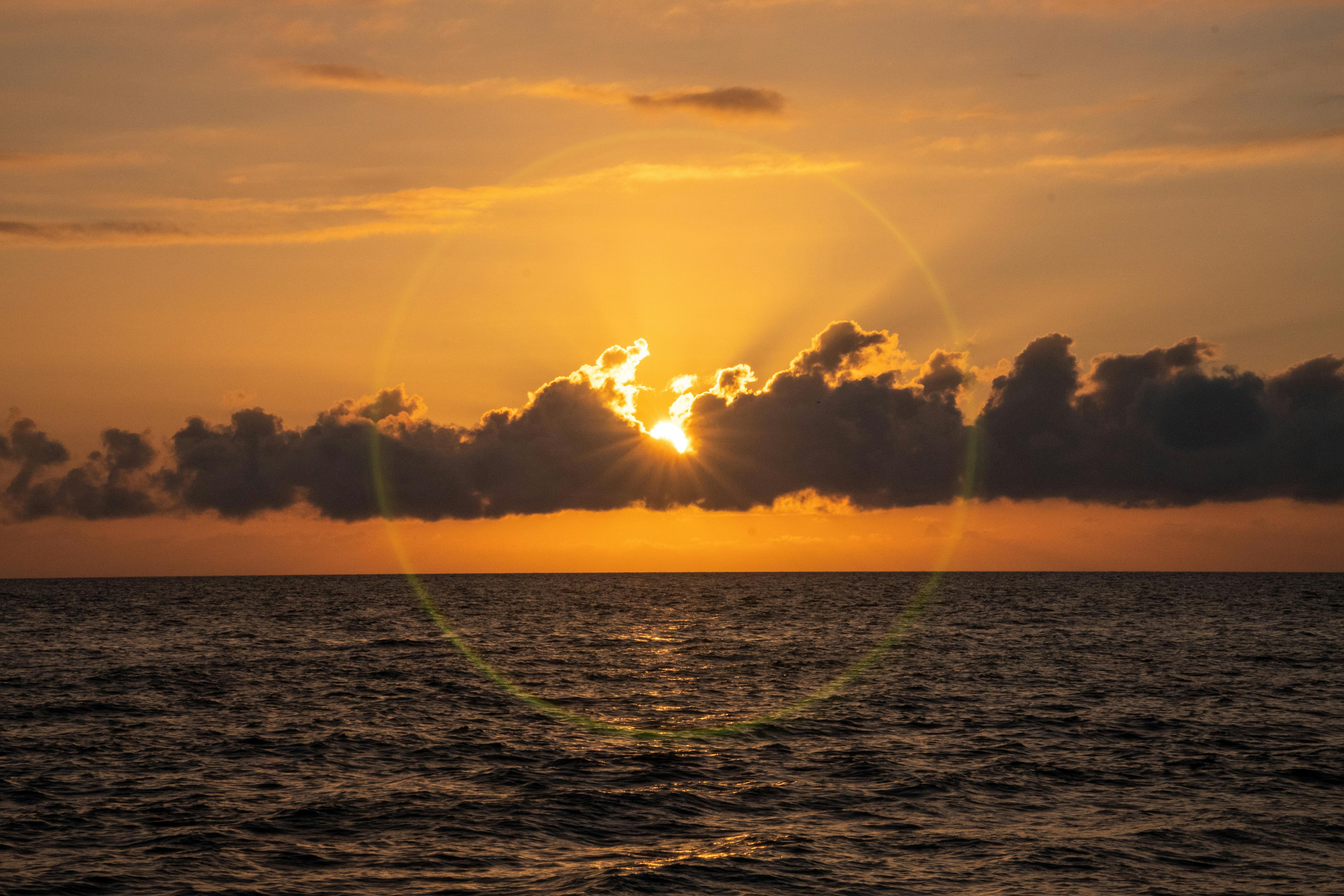 Ocean during Sunset · Free Stock Photo