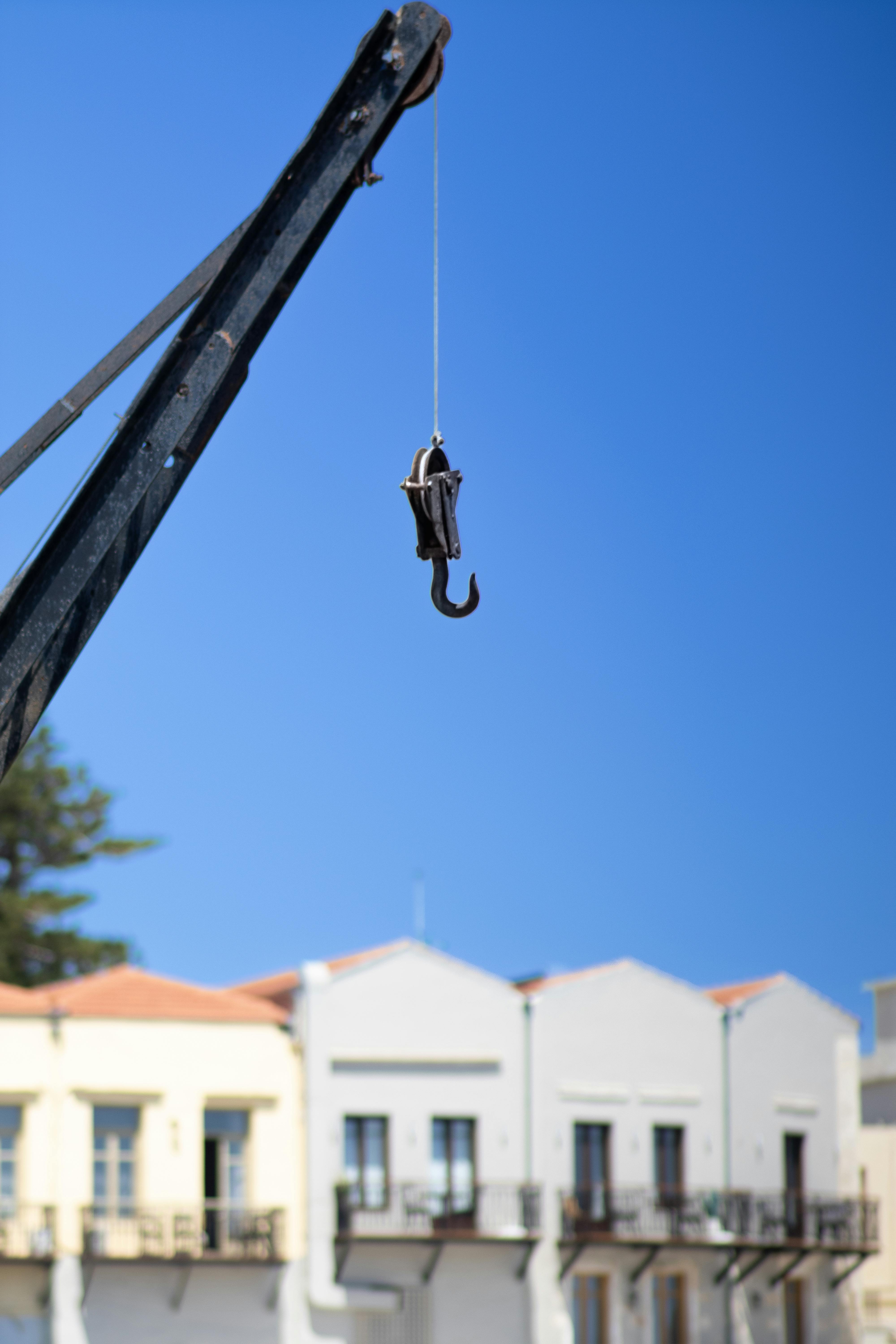 Metal Hook Under the Blue Sky · Free Stock Photo