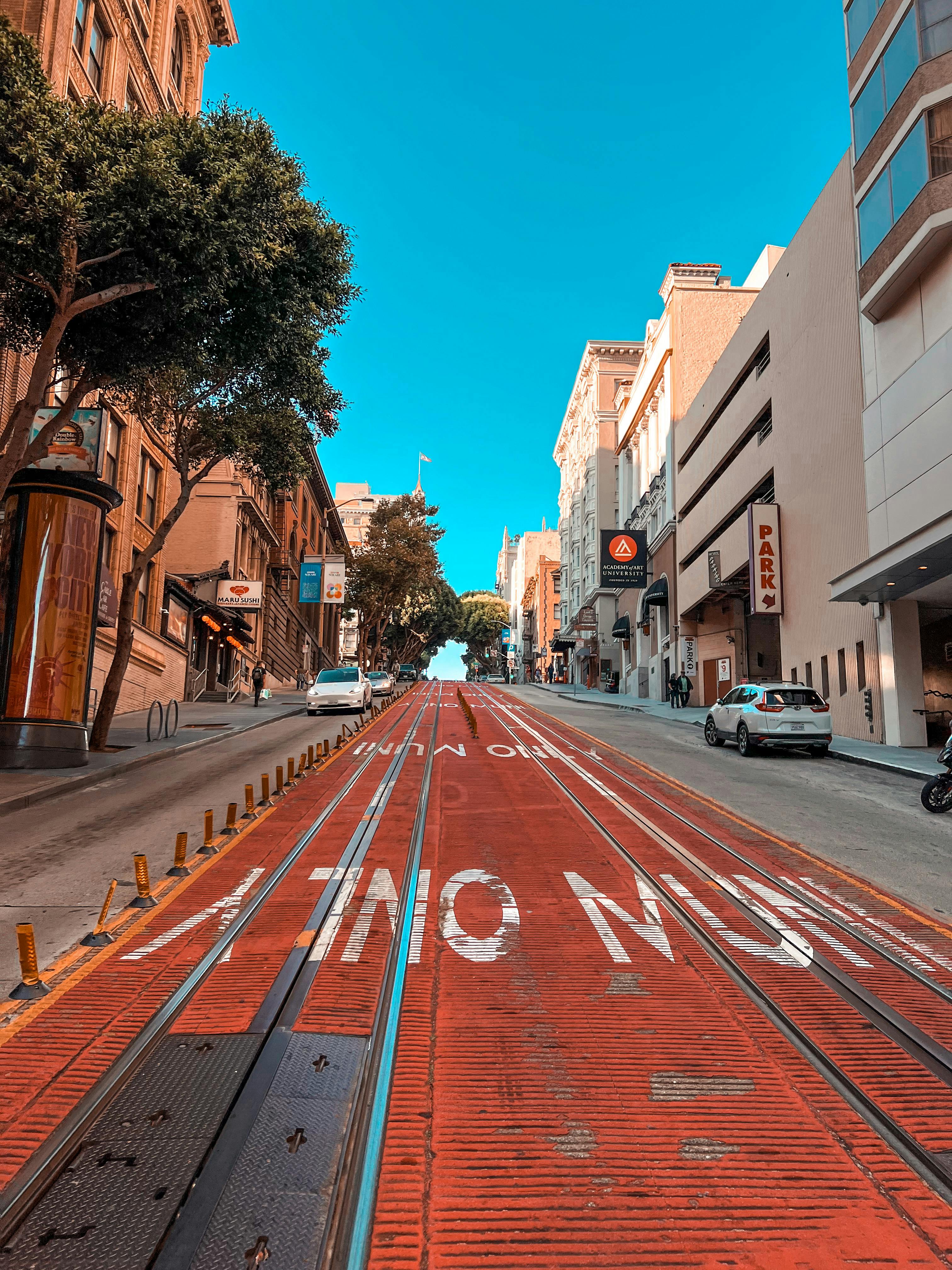Cars Parked on Side of the Road · Free Stock Photo