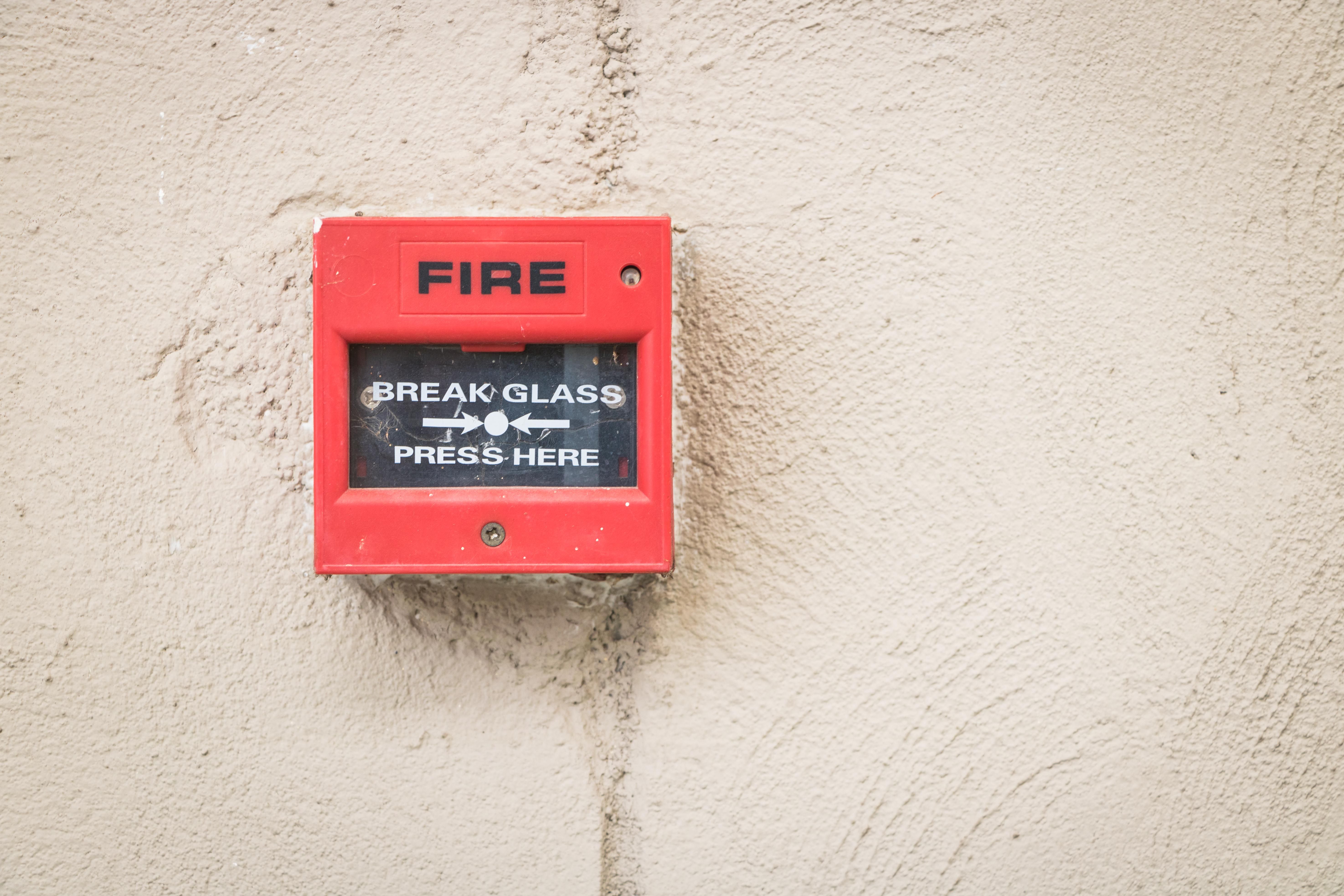 Red And White Fire Alarm · Free Stock Photo