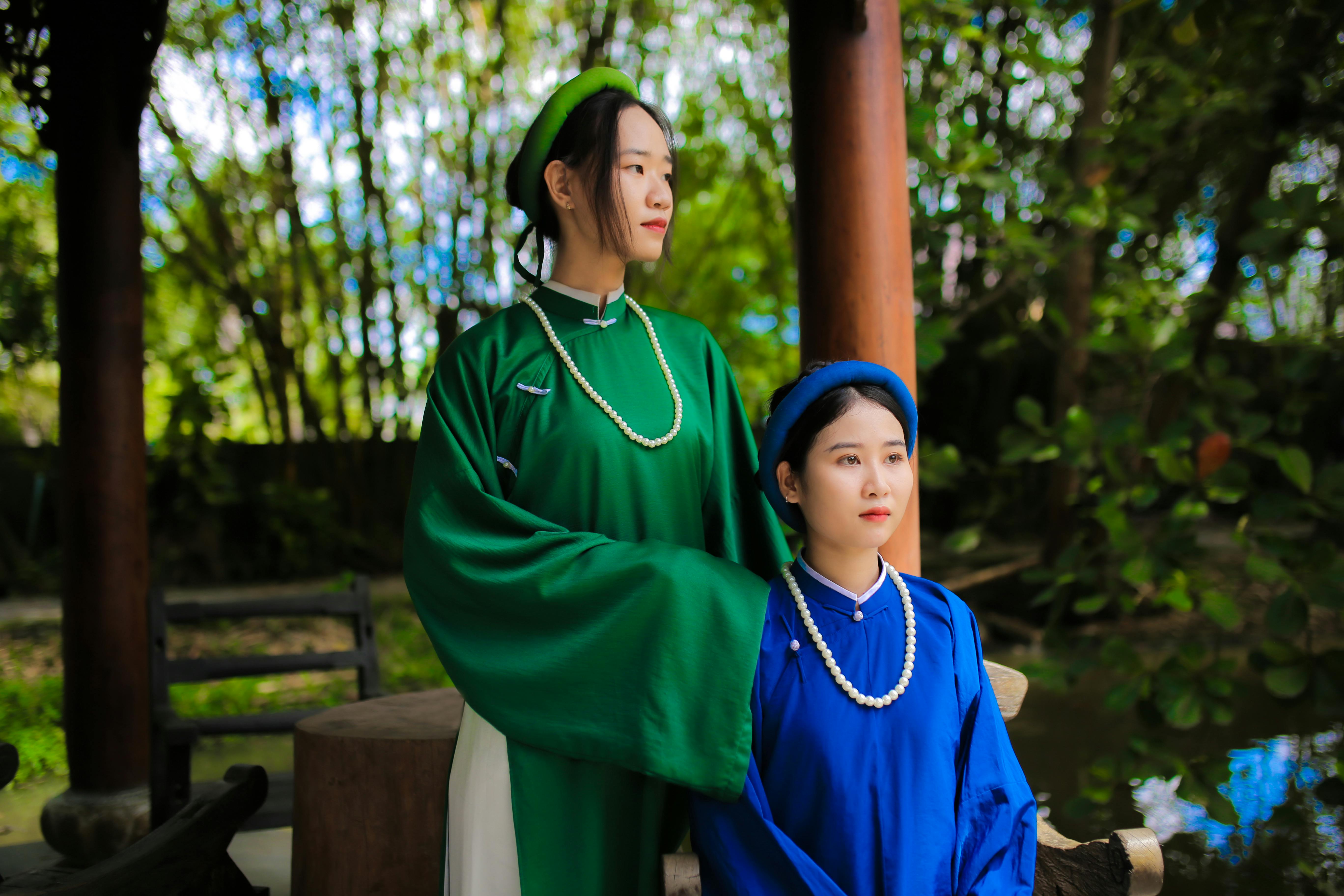 Women Wearing Traditional Clothes · Free Stock Photo