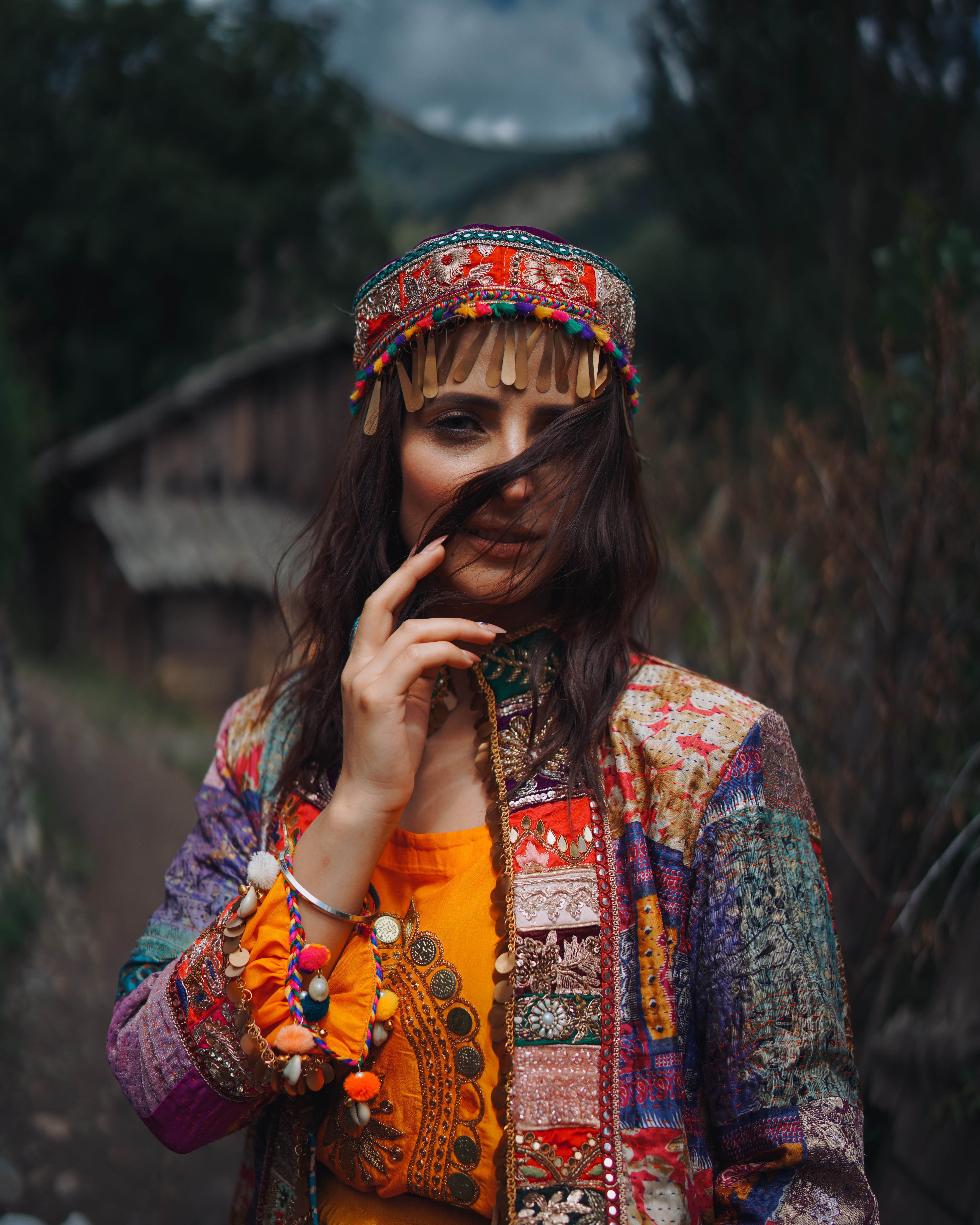 A Woman Wearing Traditional Clothes · Free Stock Photo
