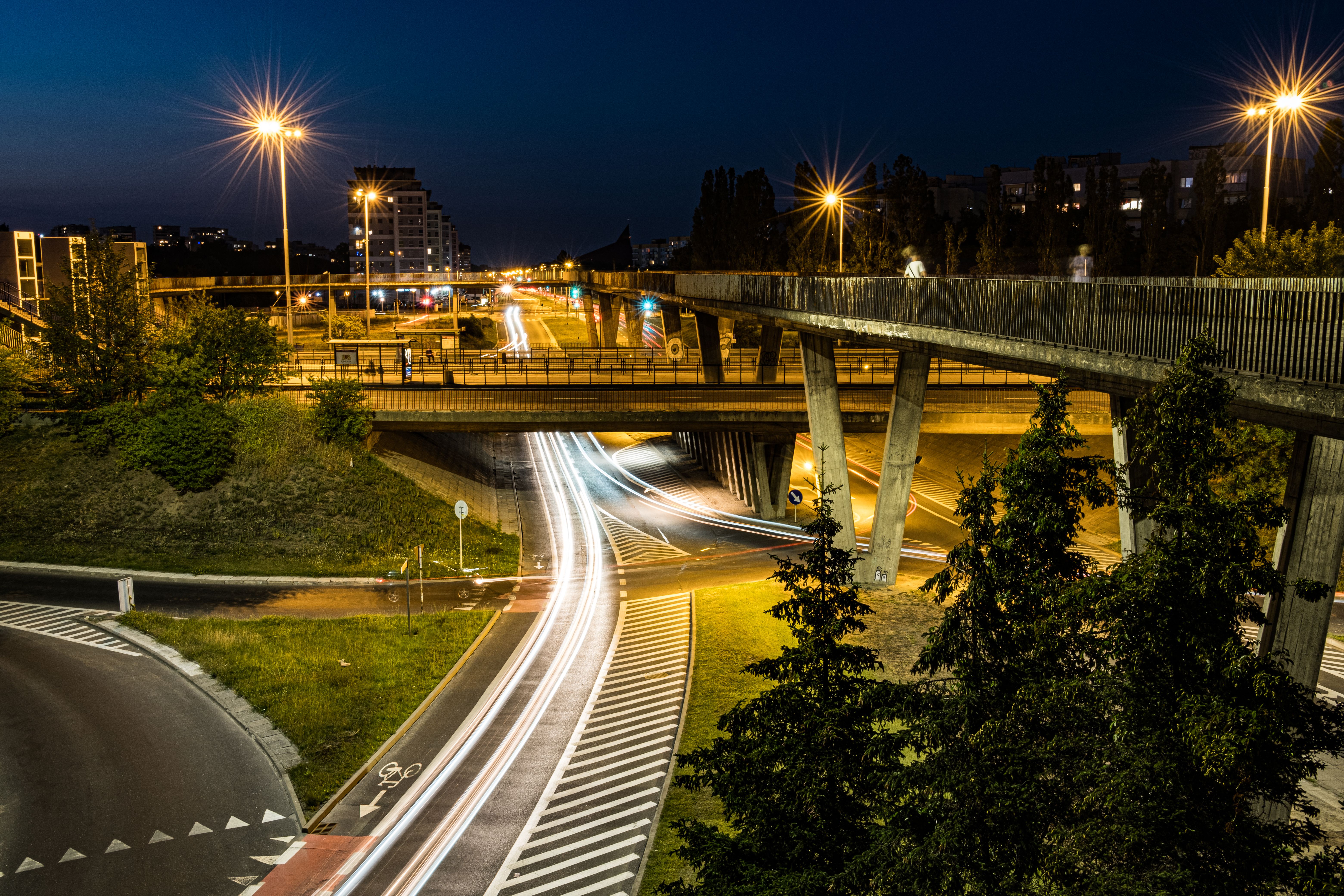 Time Lapse Photography of Cars on Road during Night Time · Free Stock Photo