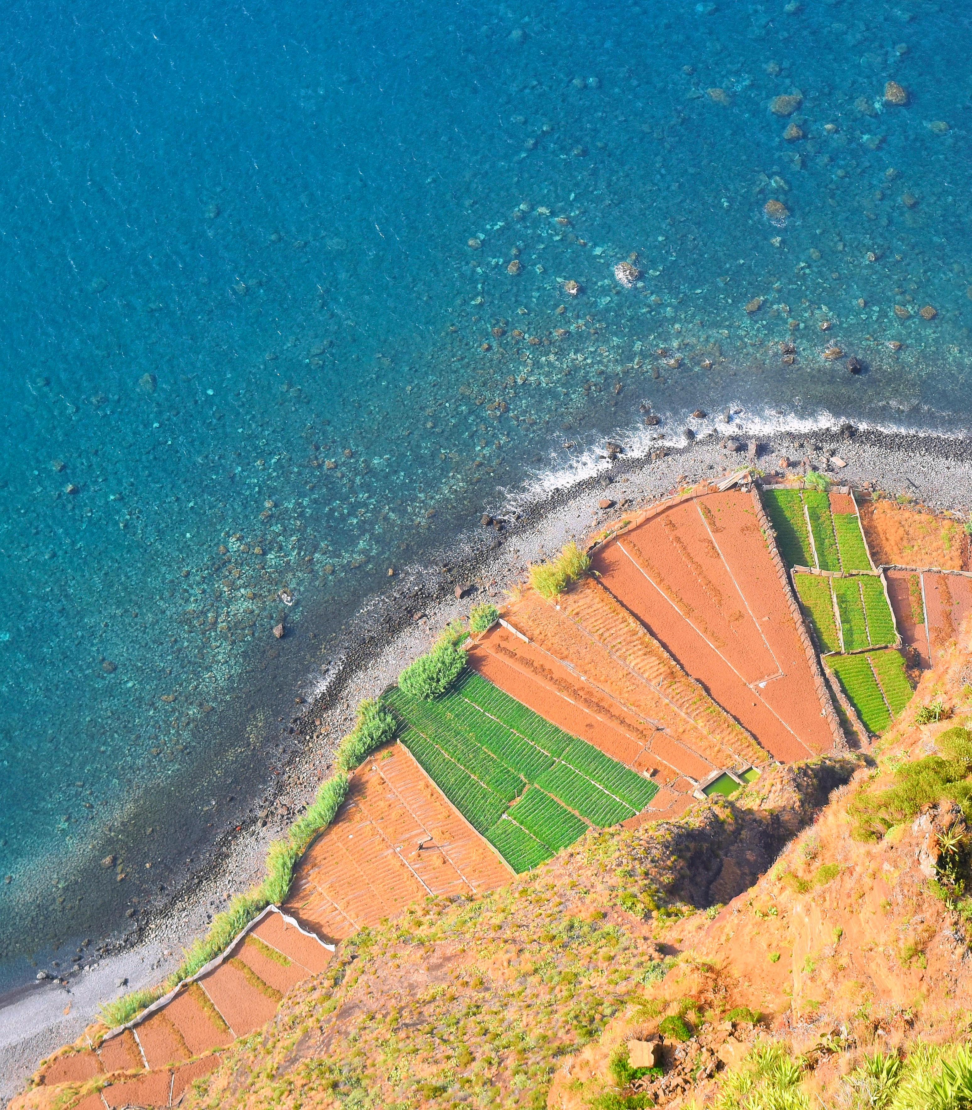 Aerial View Blue Sea · Free Stock Photo