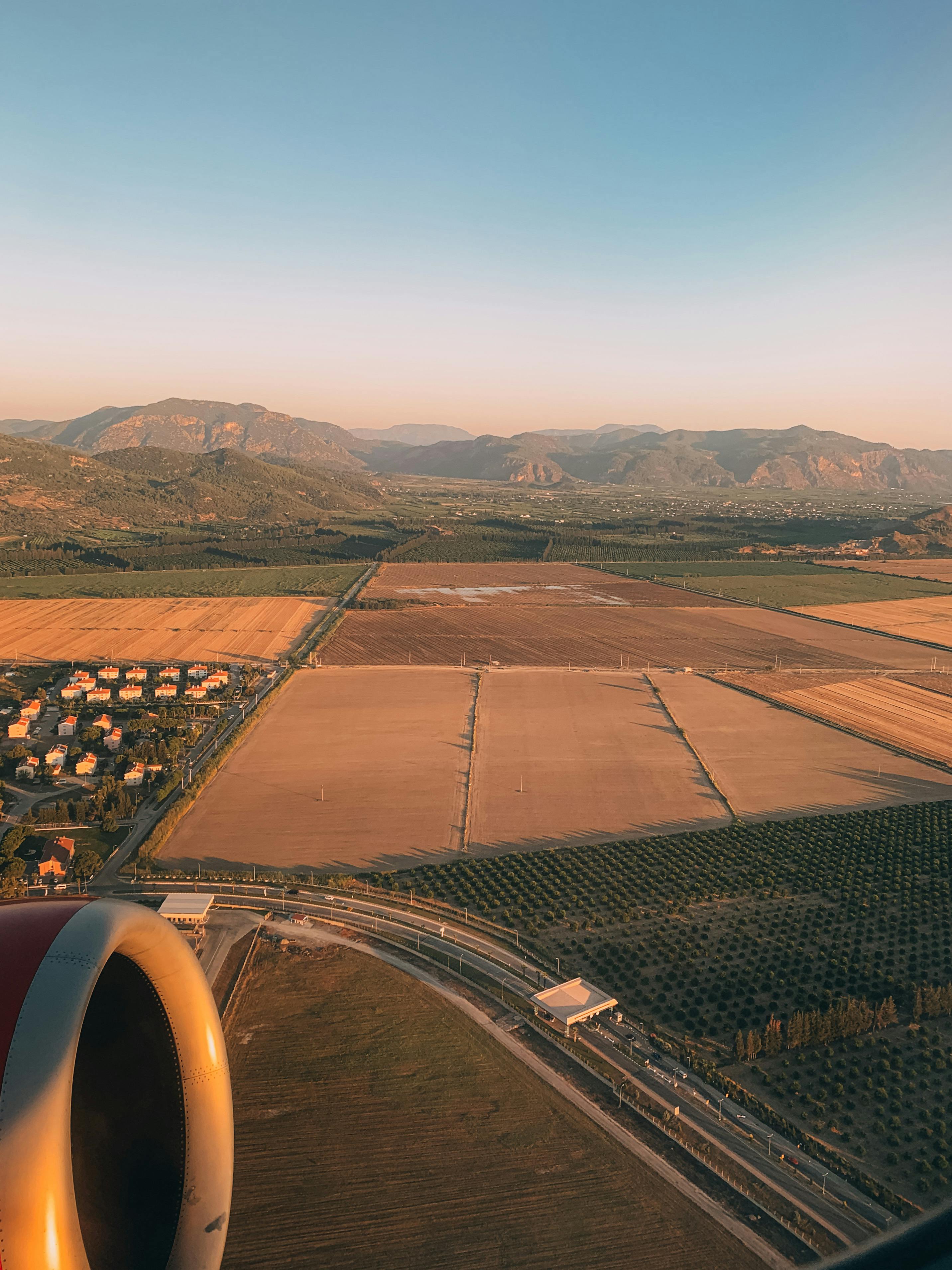 Aerial Photo of Cropland · Free Stock Photo