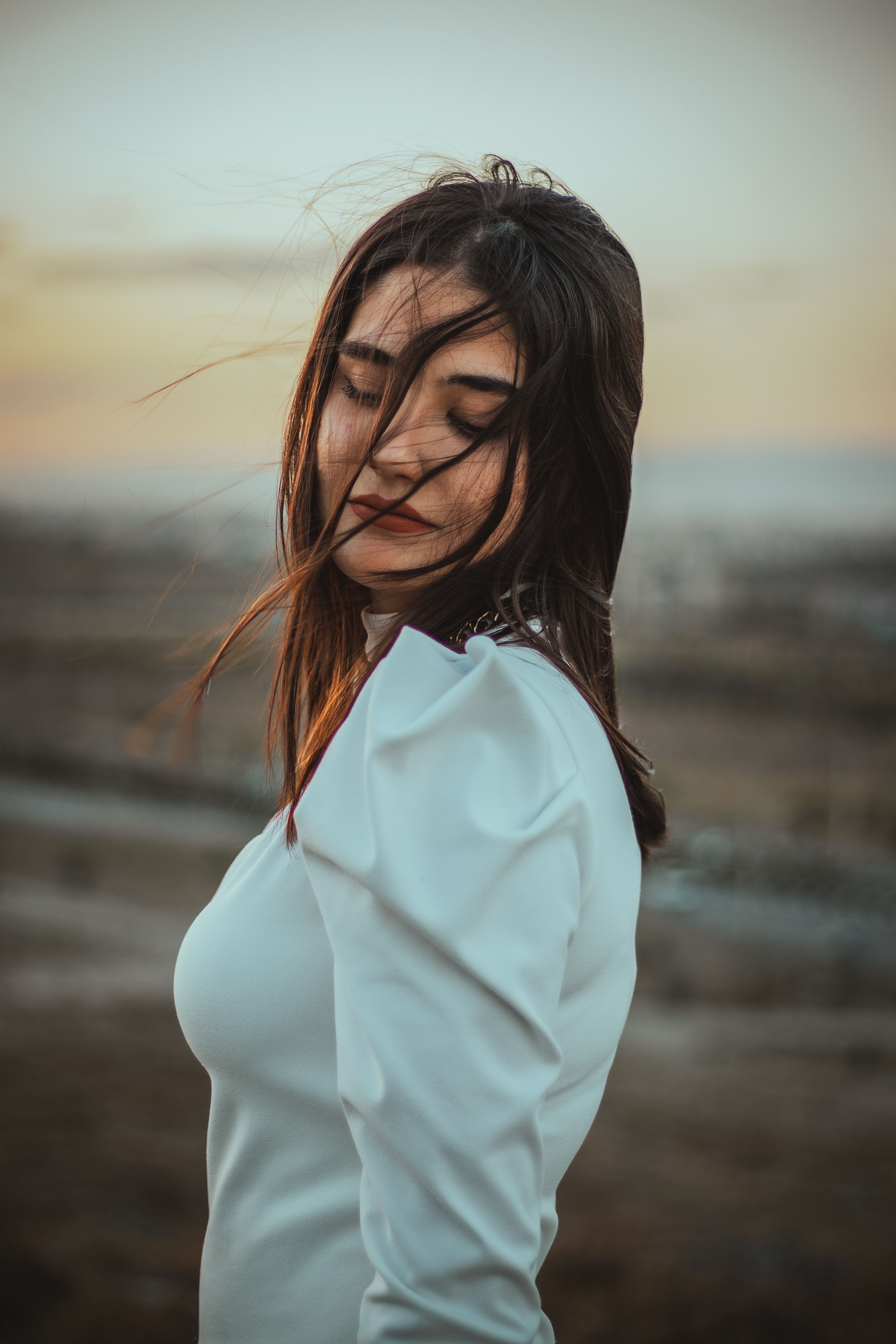 Beautiful Woman in White Dress · Free Stock Photo