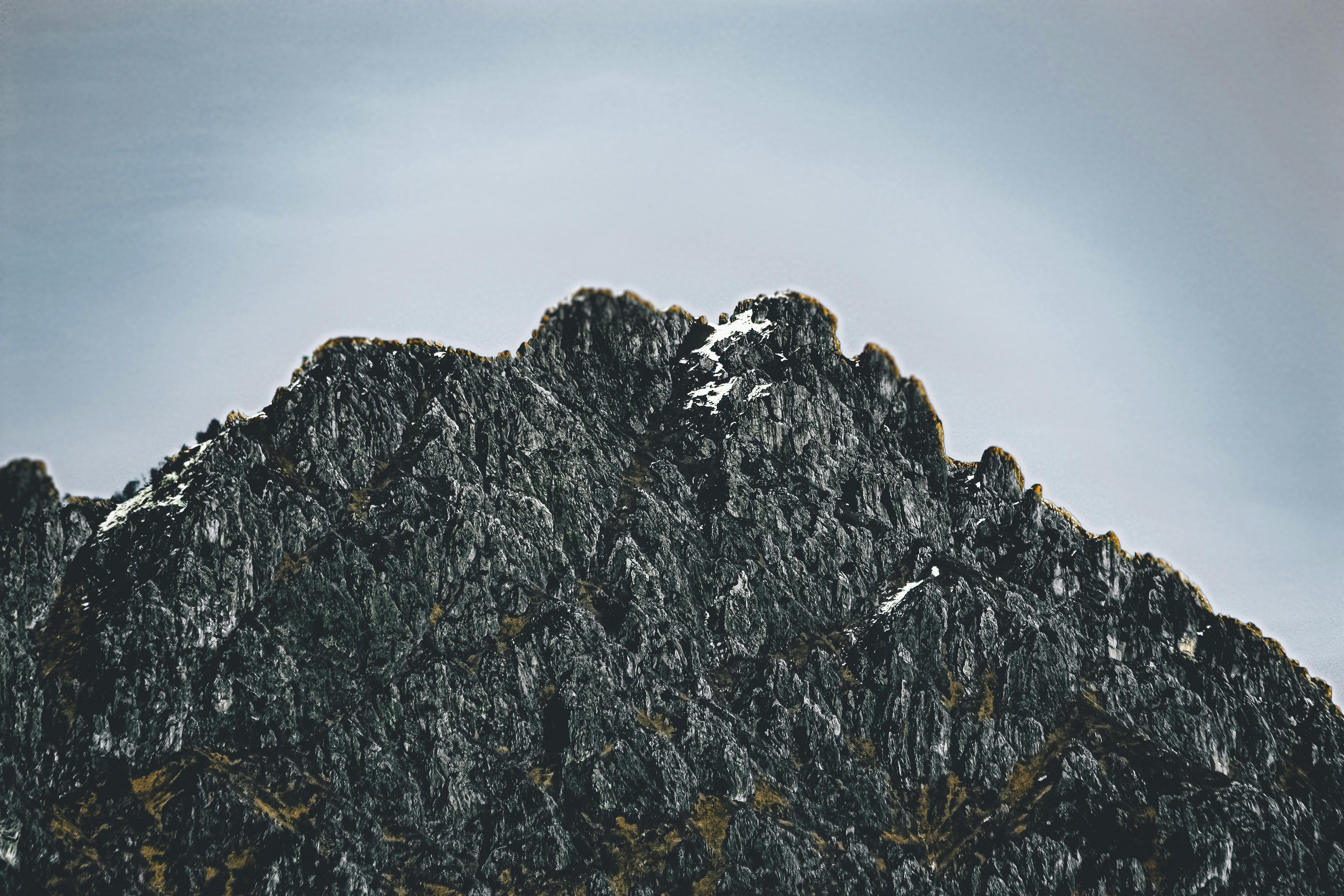 Gray Rocks in Front of Mountain · Free Stock Photo