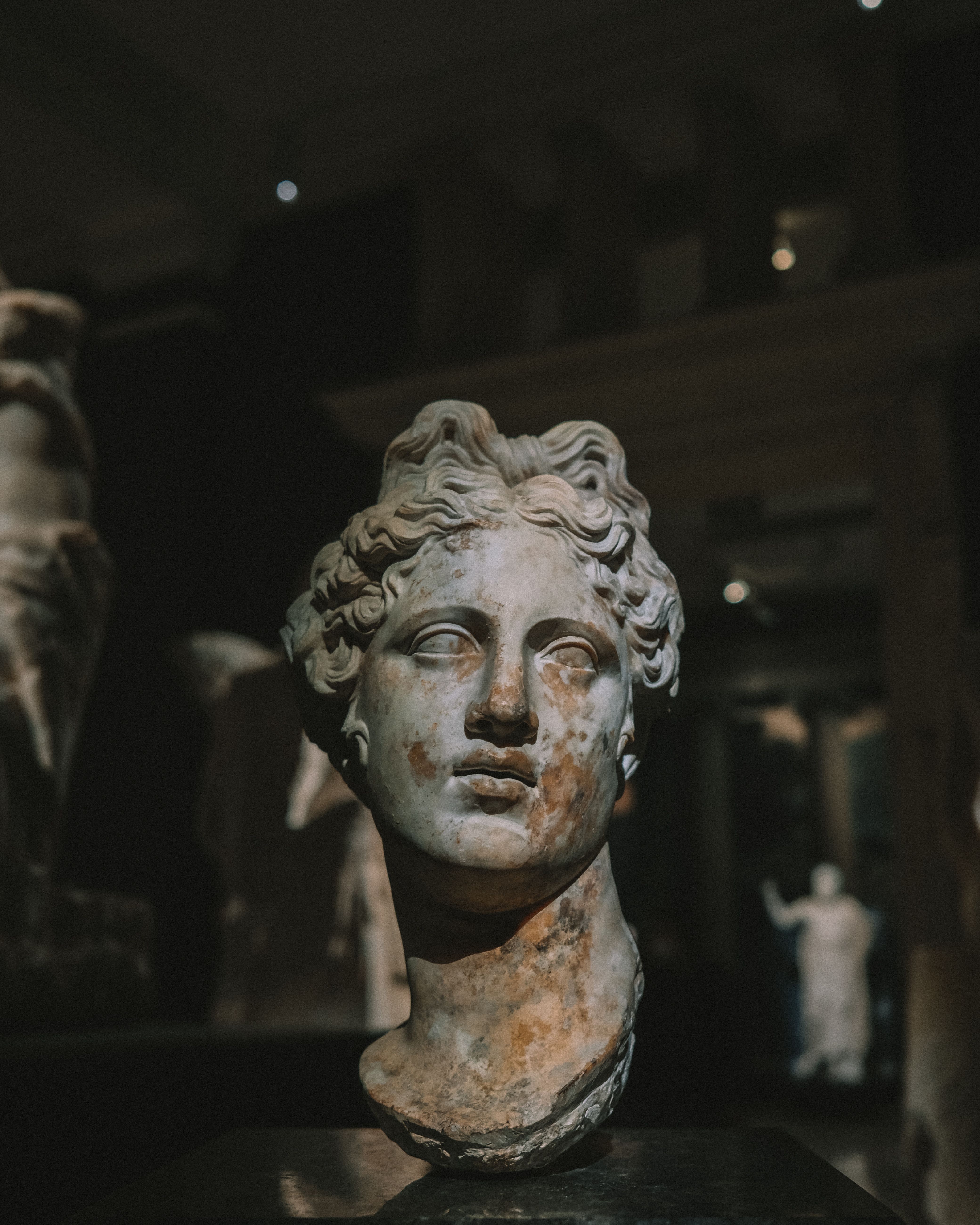 White Ceramic Bust · Free Stock Photo