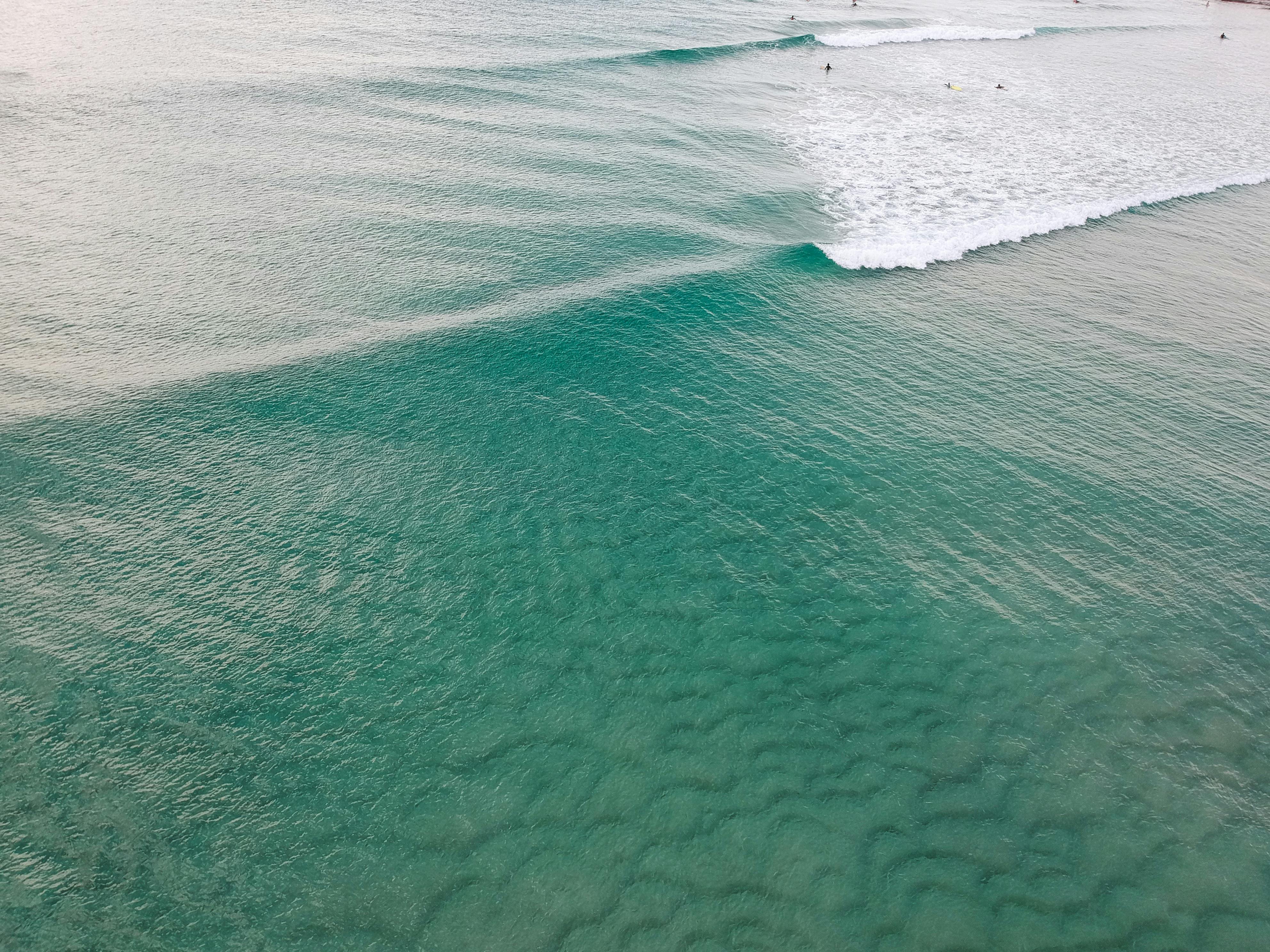 Aerial Photo Of Ocean Waves · Free Stock Photo