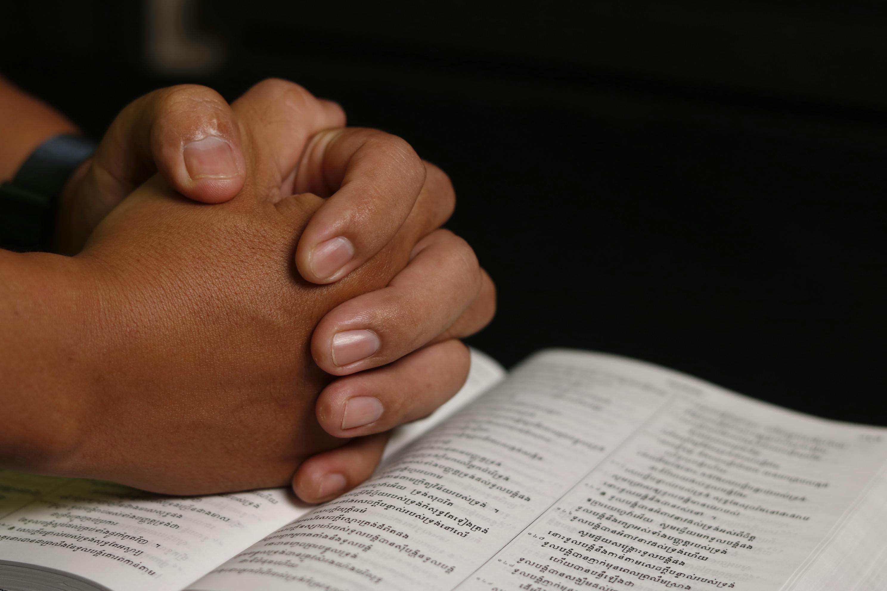 A Person Praying · Free Stock Photo