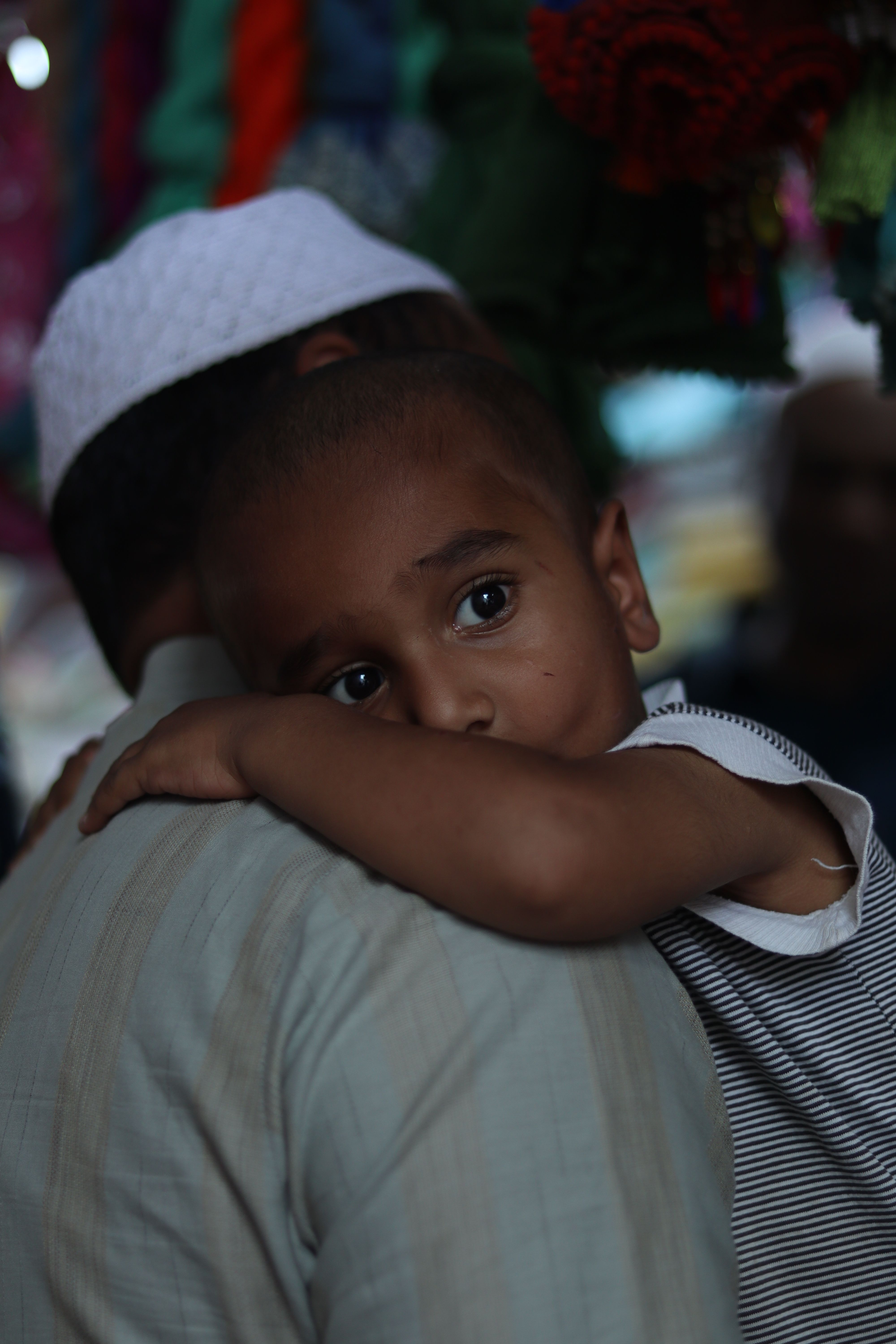 Person Carrying a Crying Little Boy · Free Stock Photo
