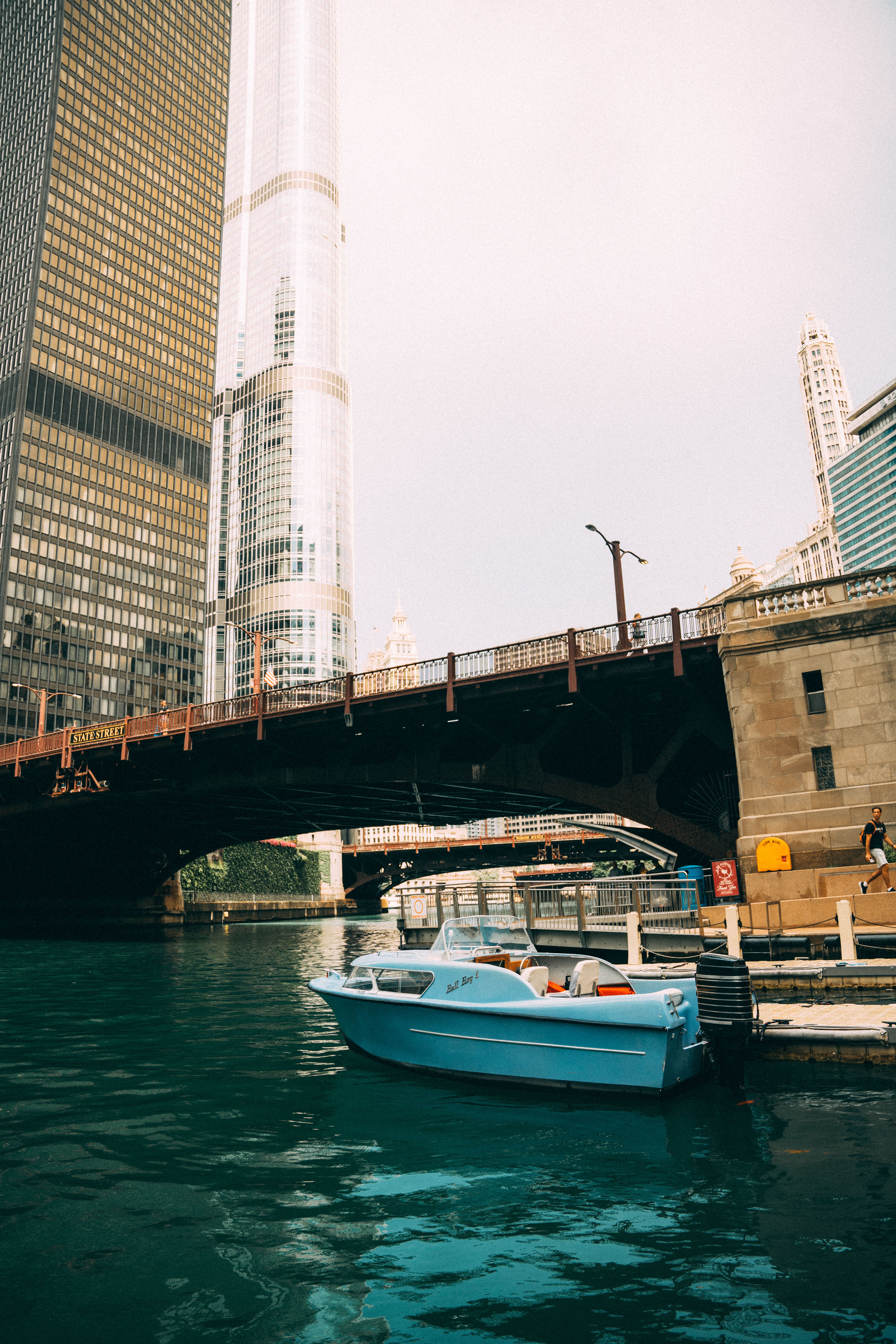A Bridge Near the City Buildings · Free Stock Photo