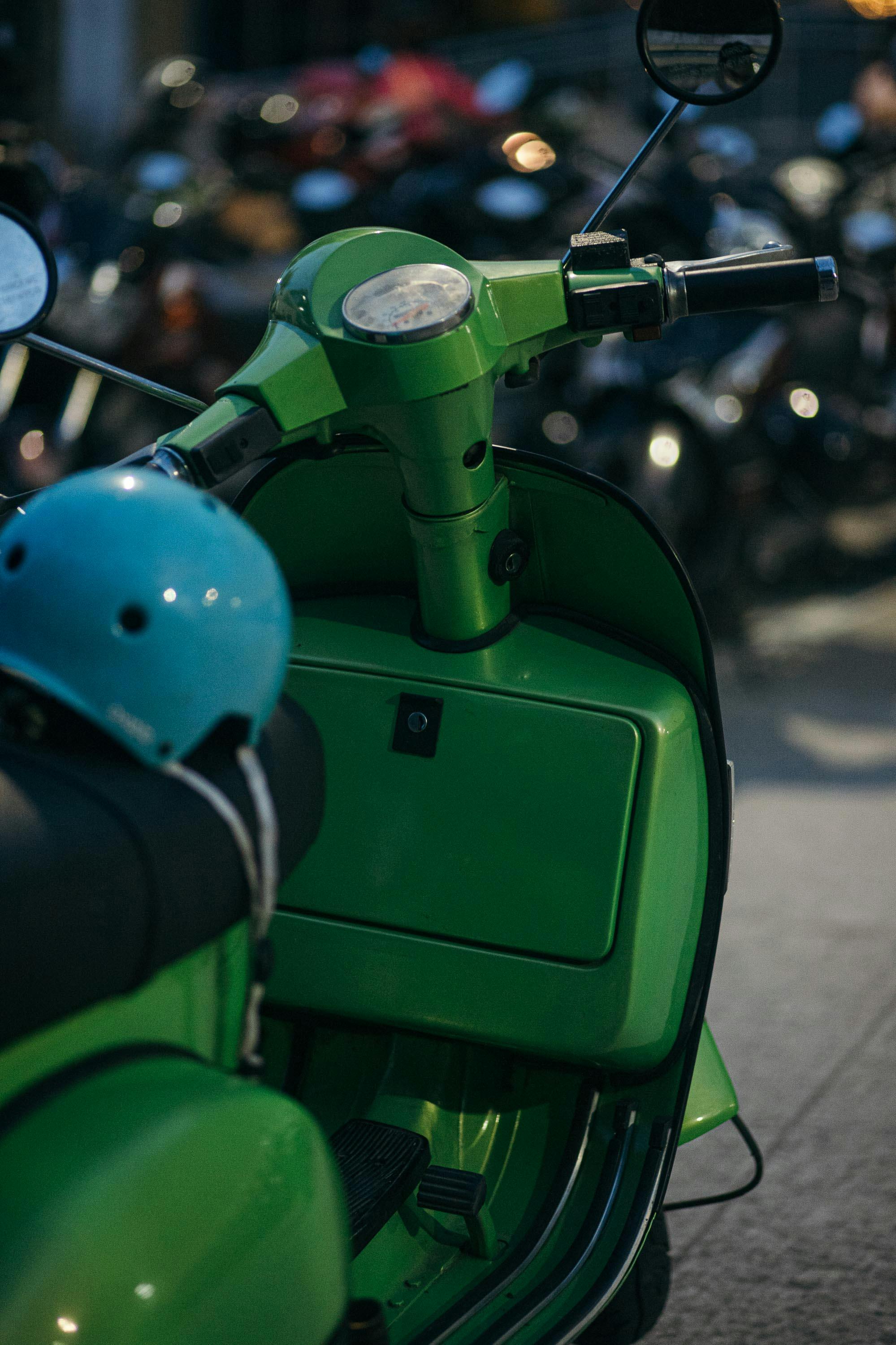Photo of a Green Scooter · Free Stock Photo
