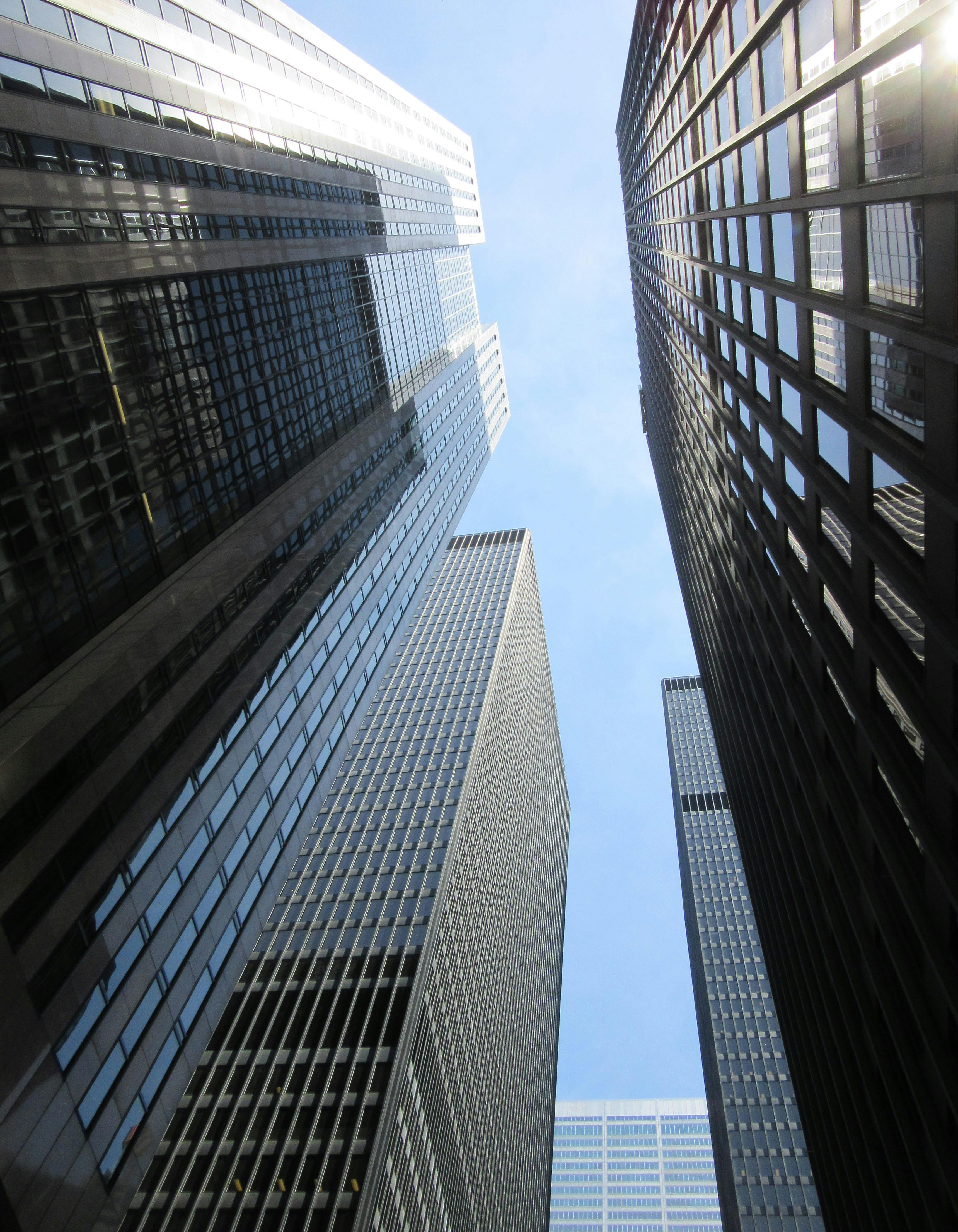 Low Angle Photography of High-Rise Buildings · Free Stock Photo