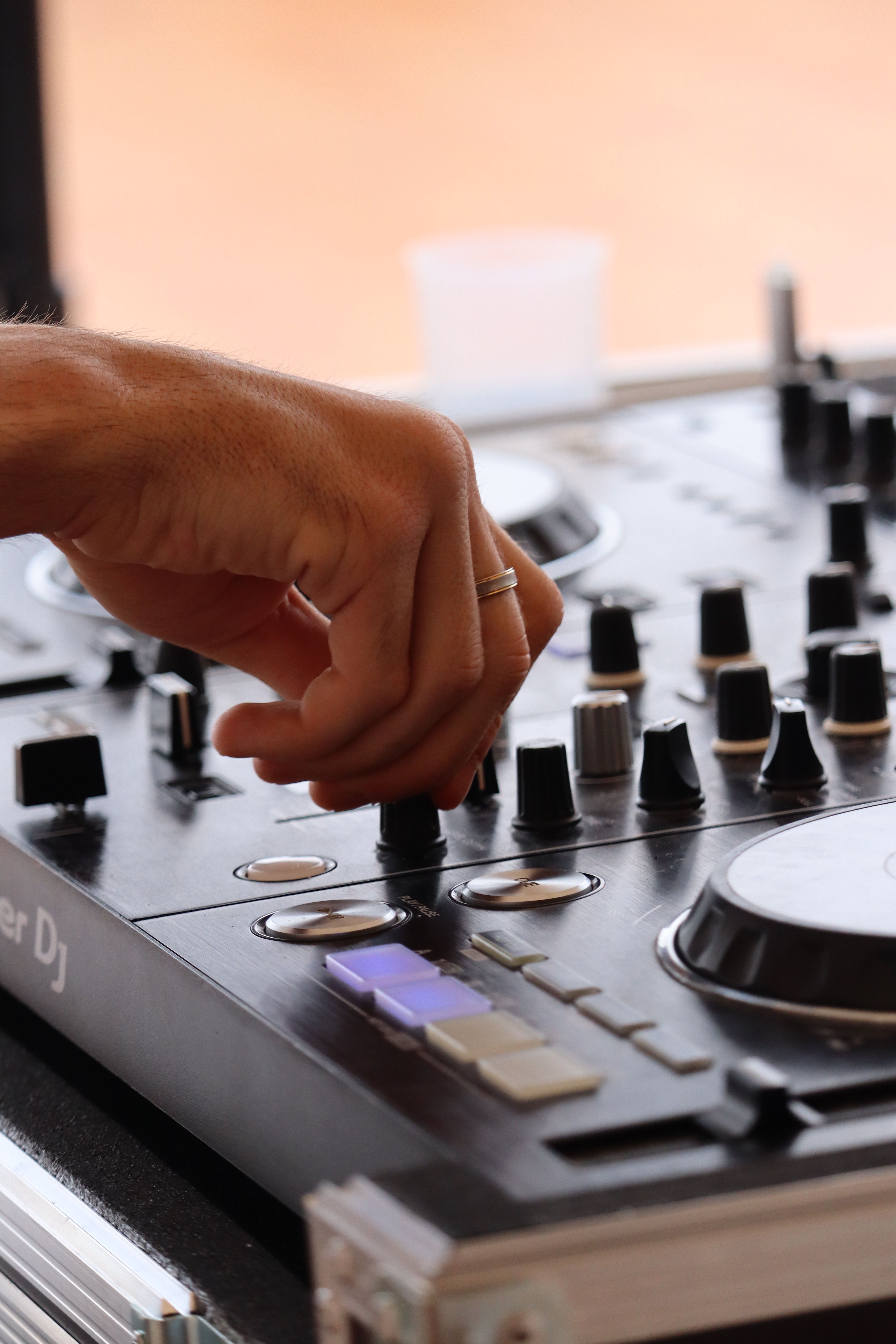 A Person Playing Audio Mixer · Free Stock Photo