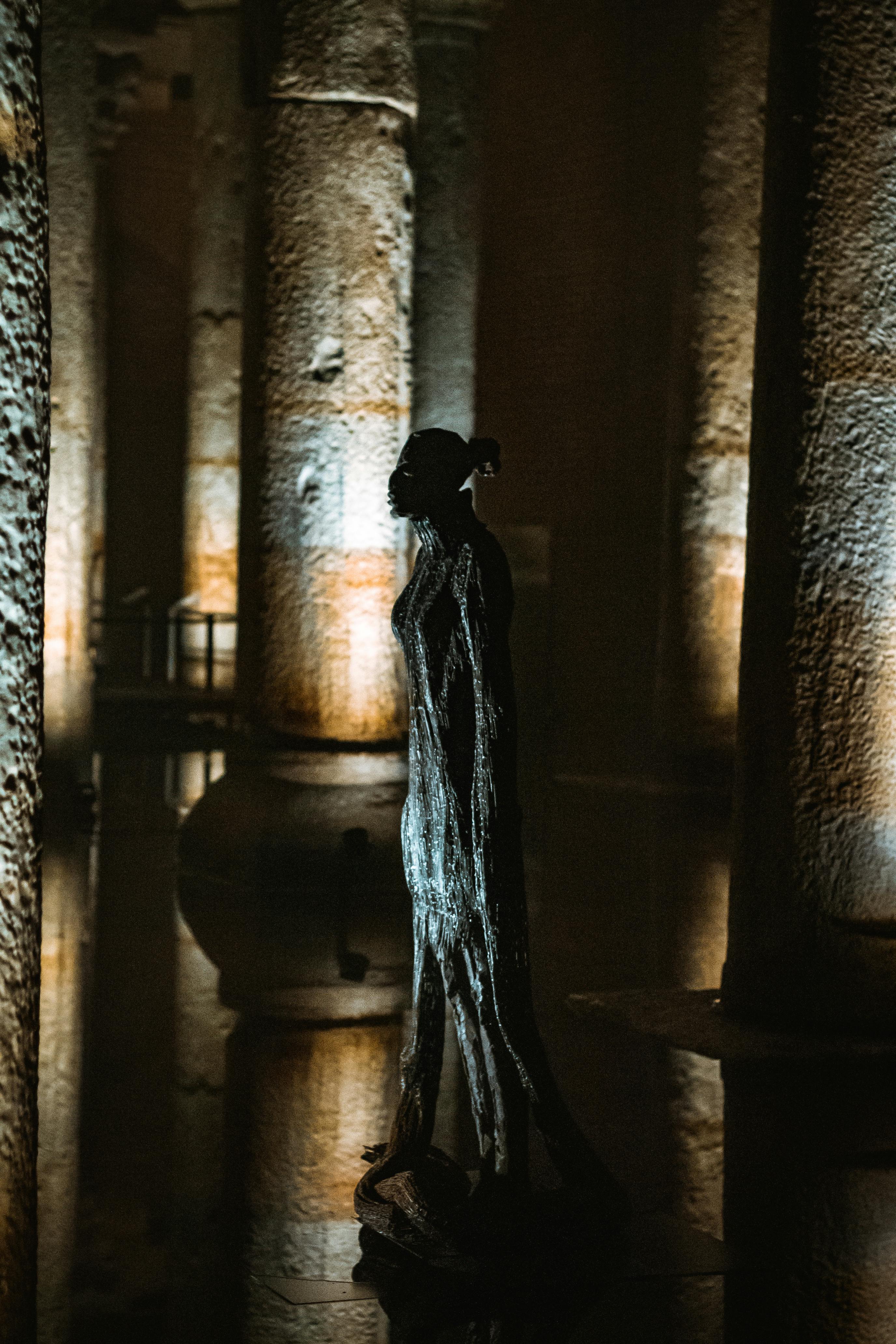 Creepy Statue Inside a Temple · Free Stock Photo