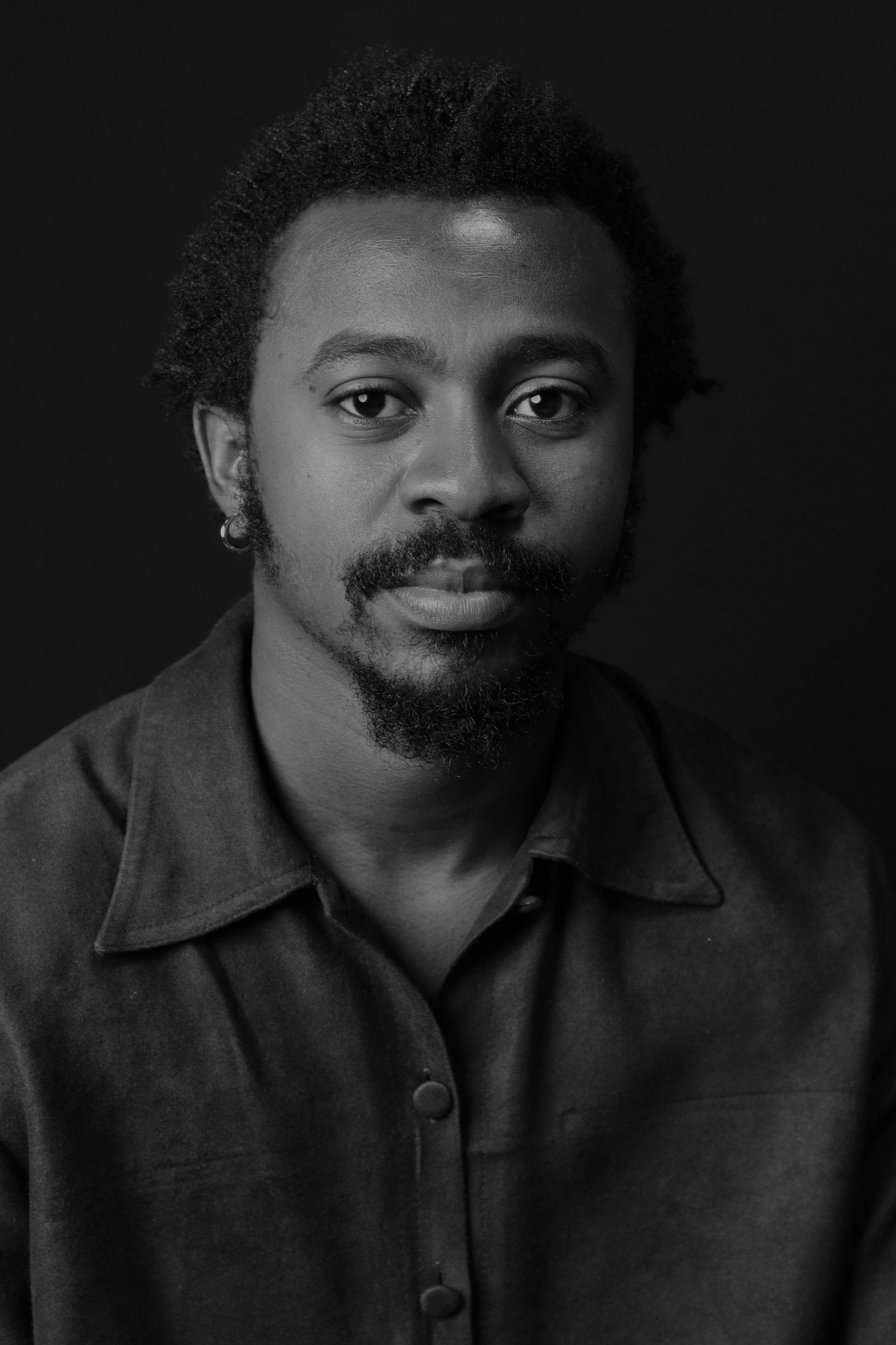 Grayscale Portrait of a Man · Free Stock Photo