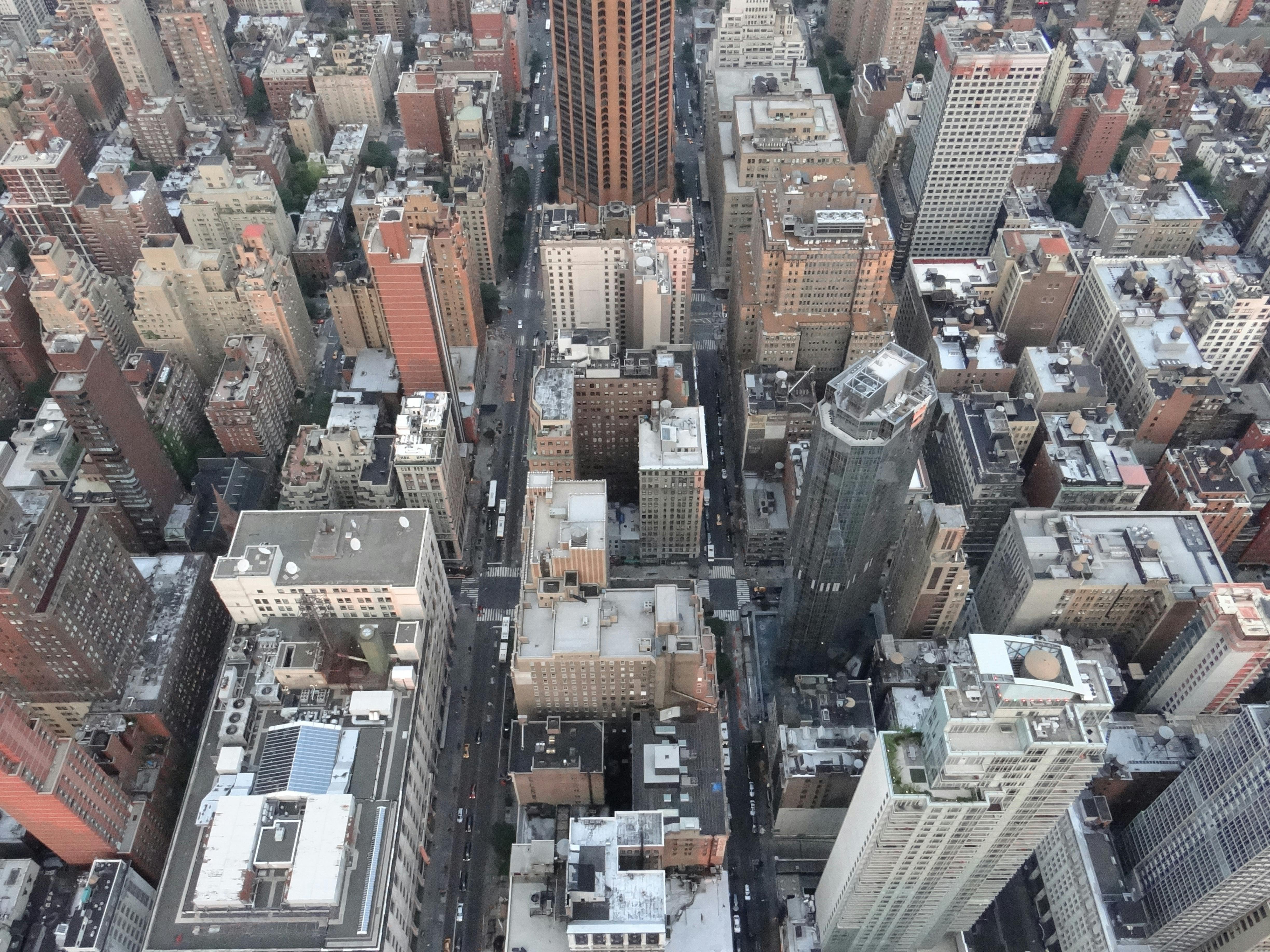 Aerial View of City Buildings · Free Stock Photo