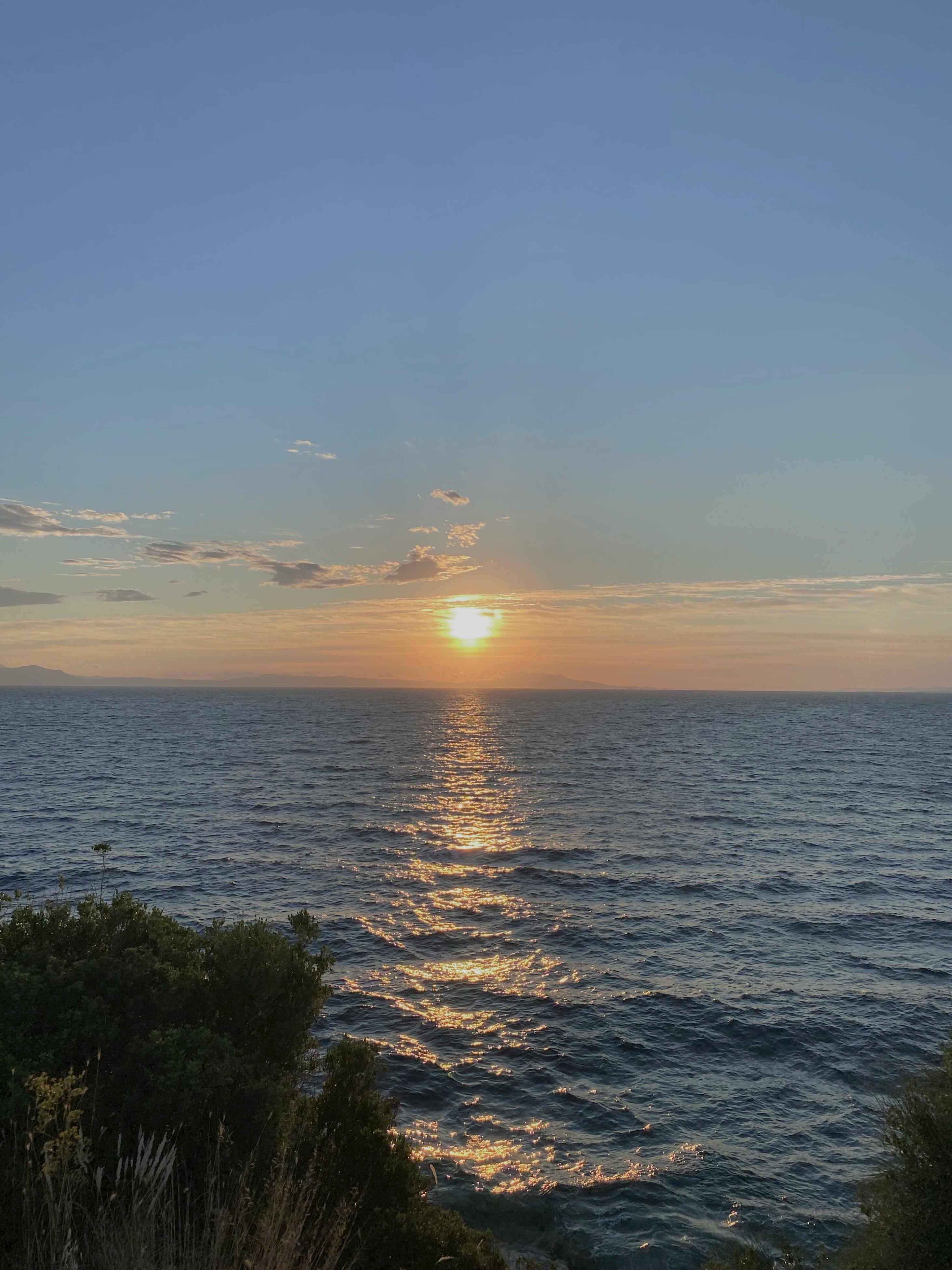 Ocean View During Sunset · Free Stock Photo
