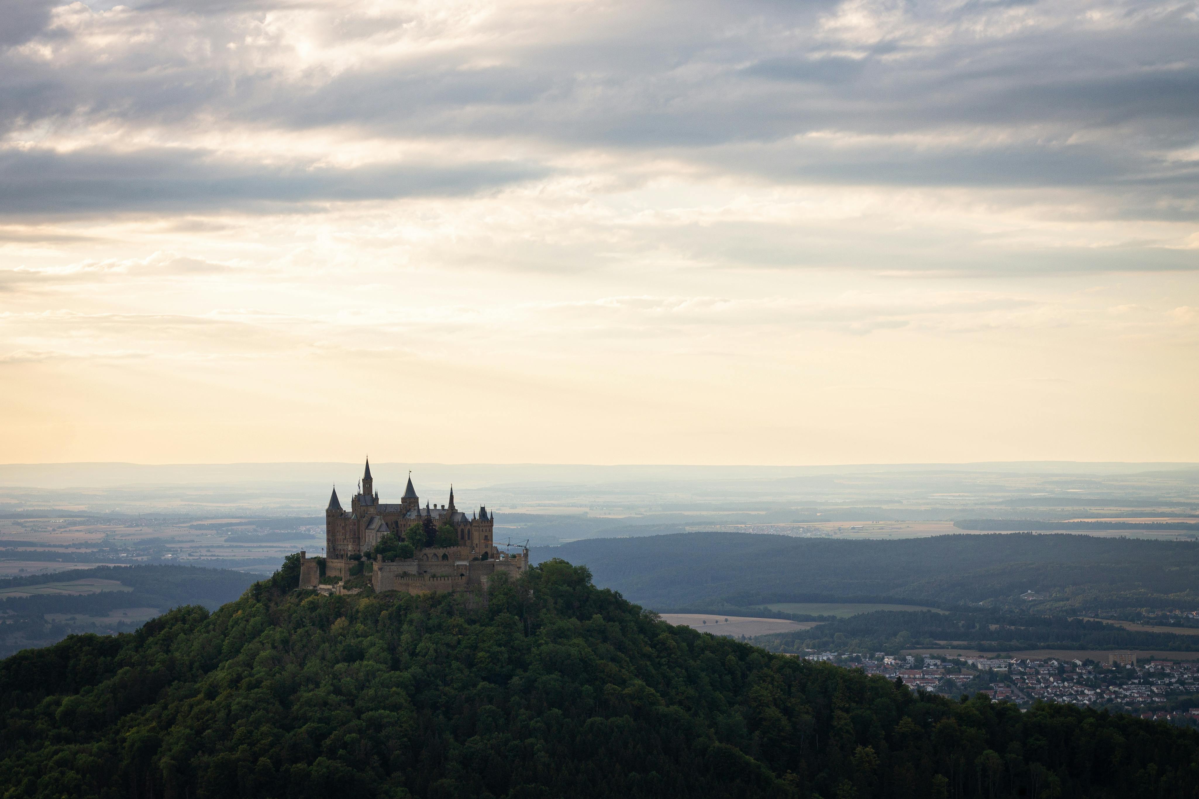 Aerial View of a Castle · Free Stock Photo