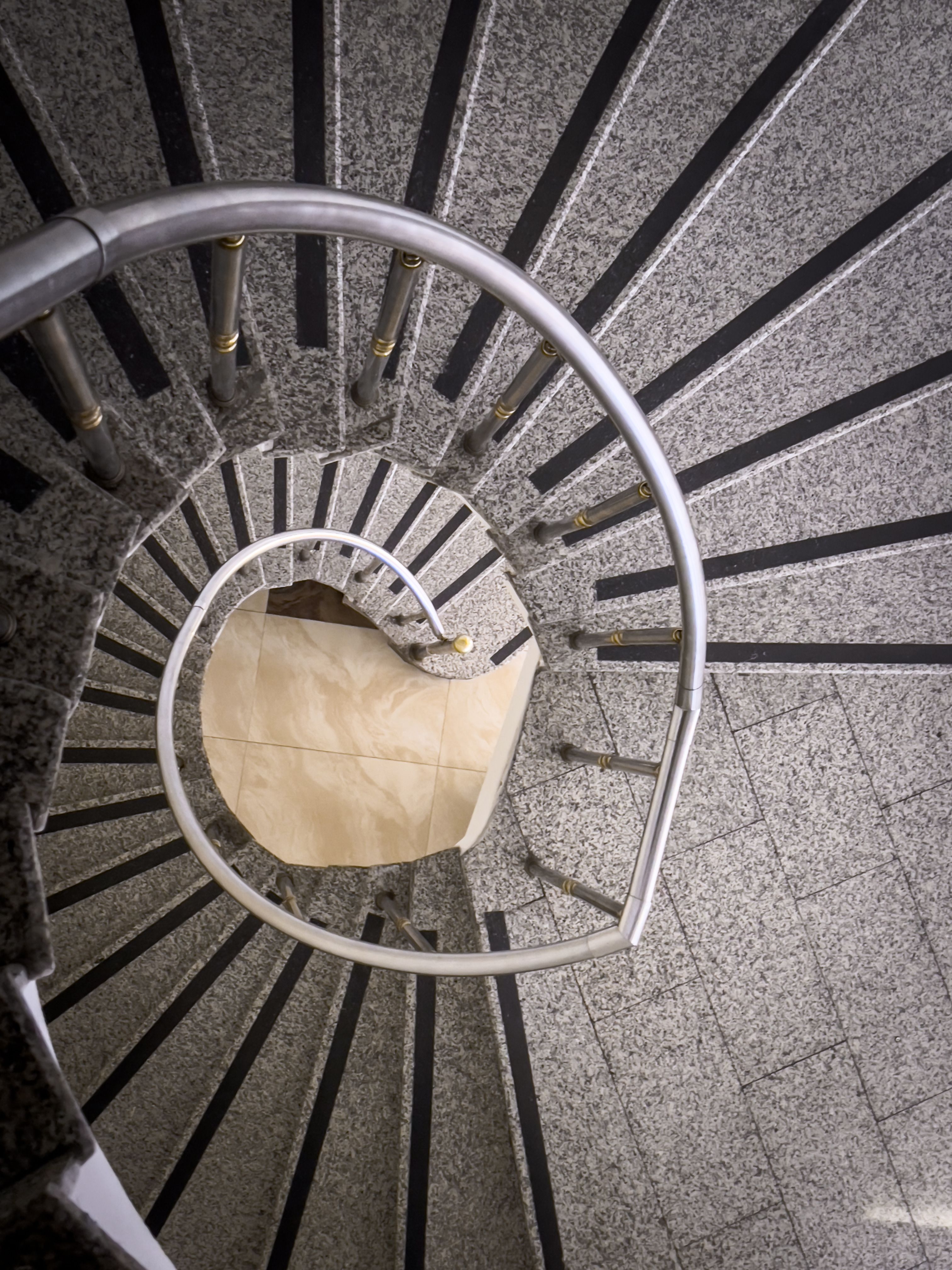 Gray Spiral Staircase on Top View · Free Stock Photo