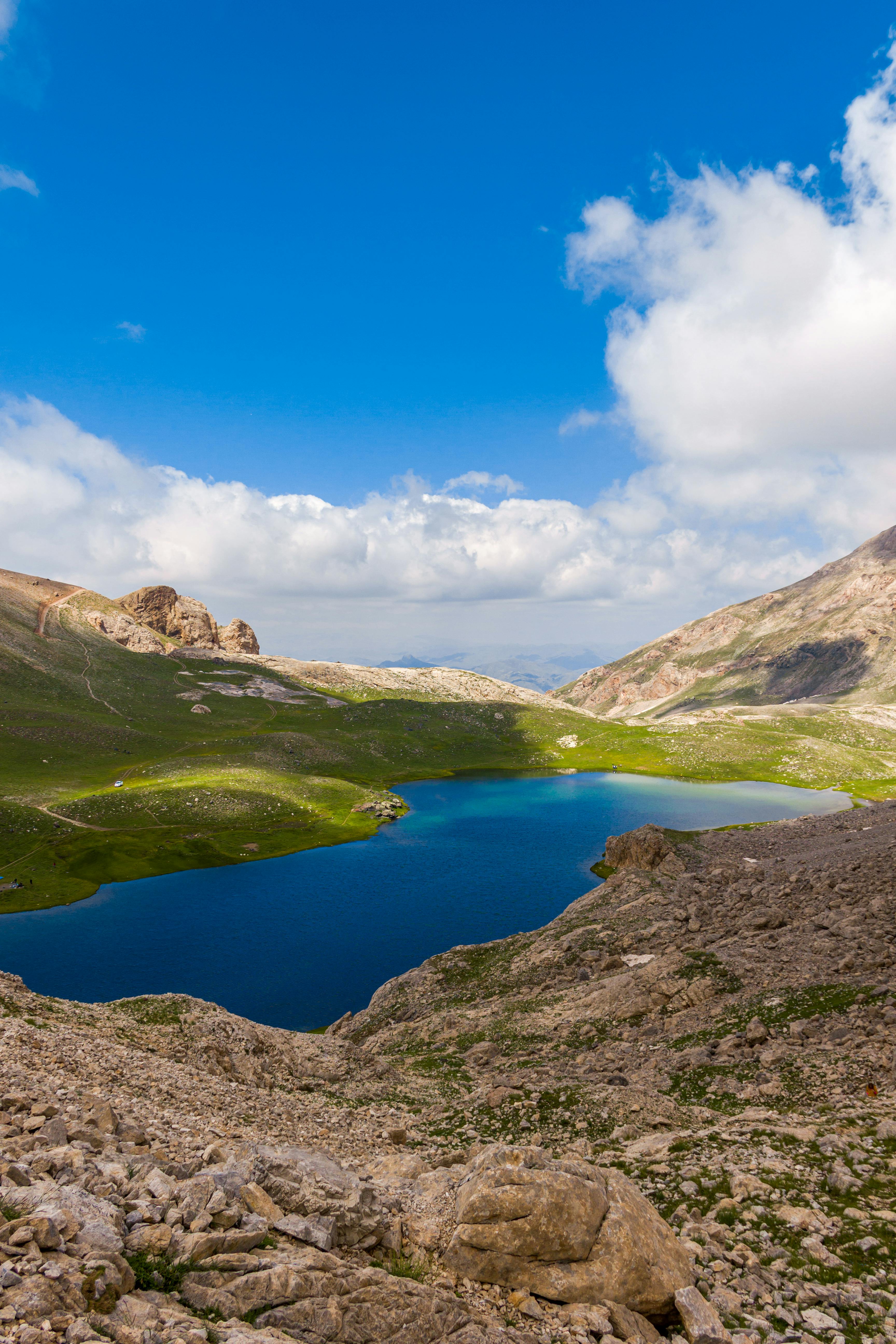 Blue Lake Under the Blue Sky · Free Stock Photo