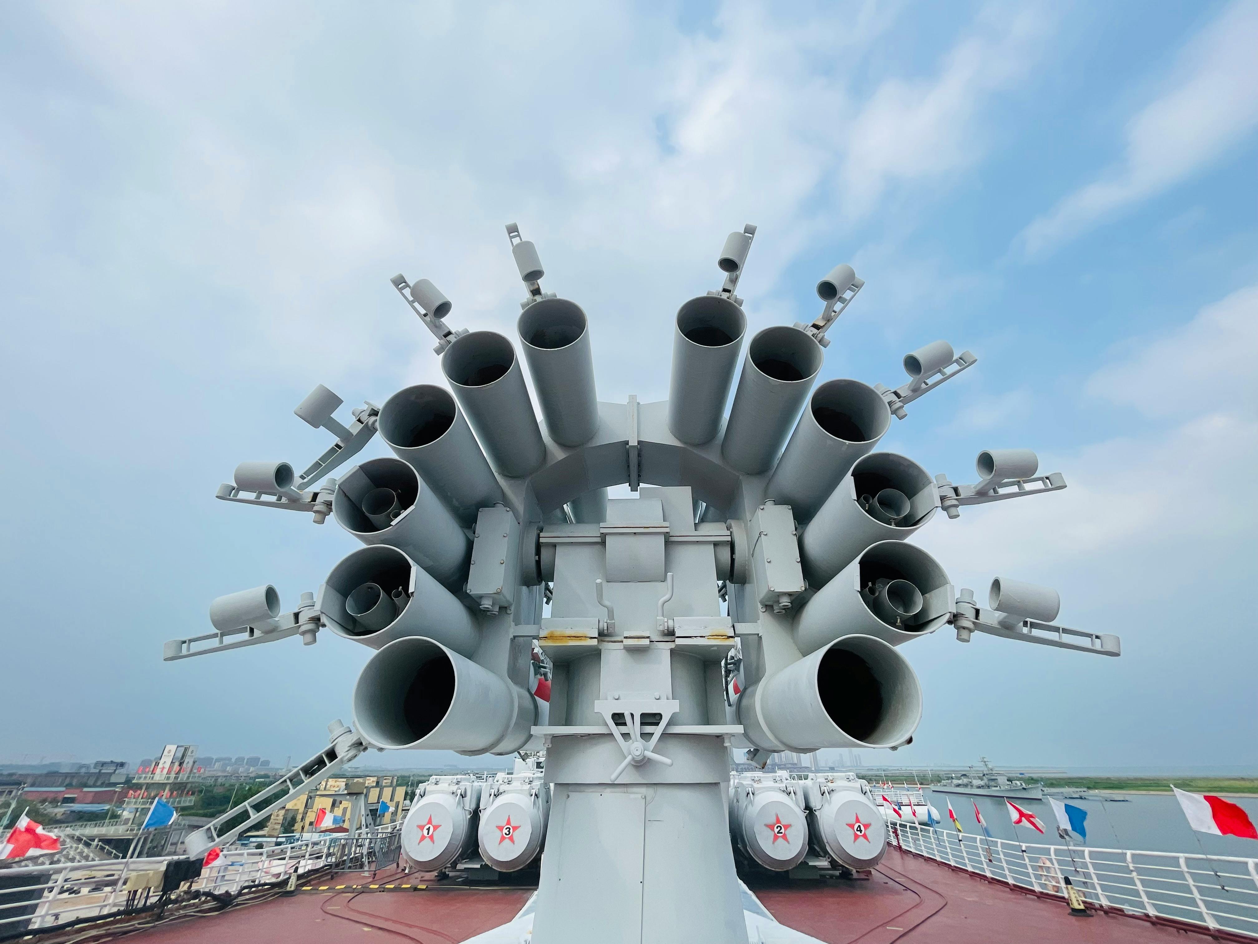 Weapon on Battleship · Free Stock Photo