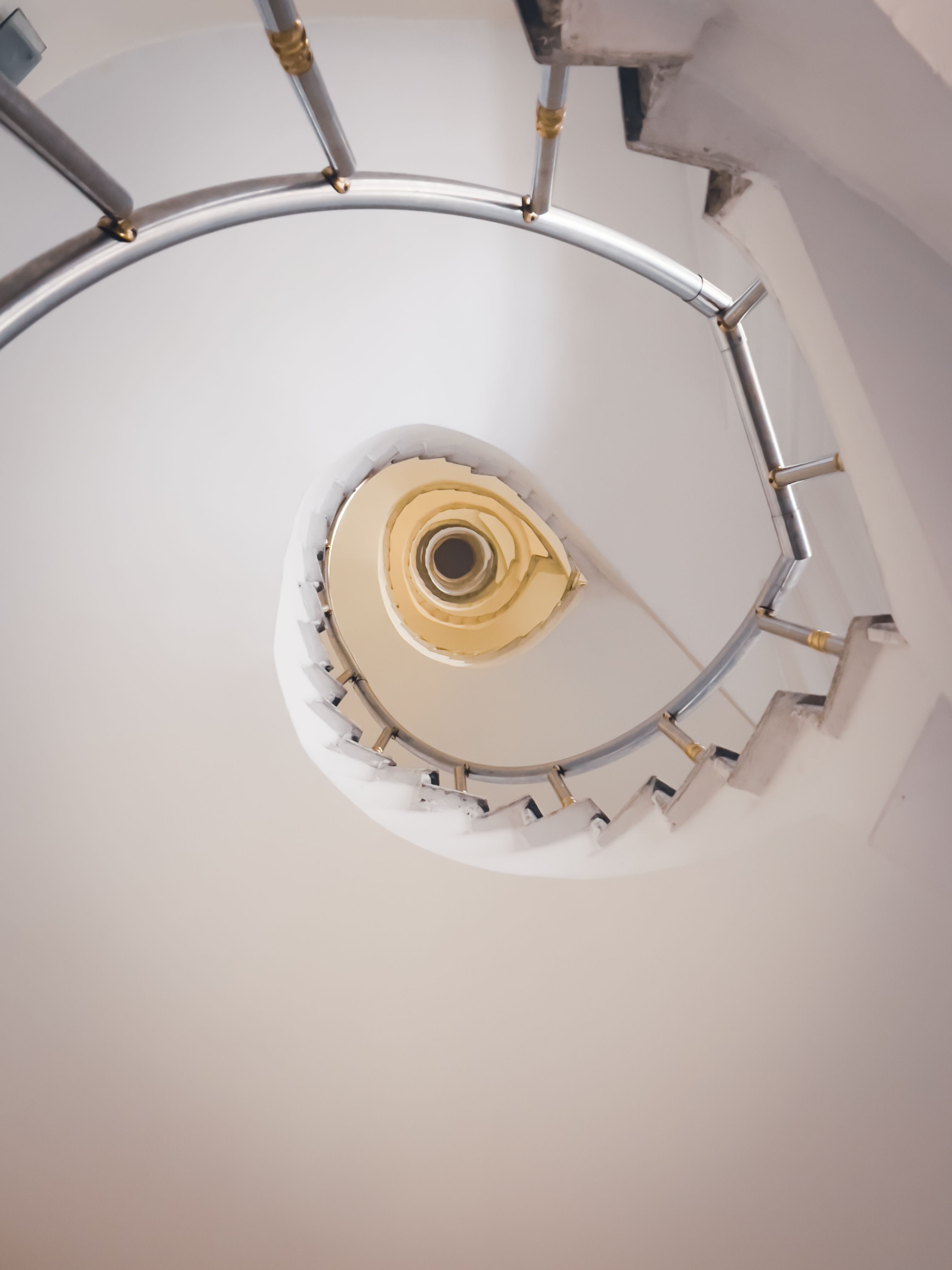 Top View of Spiral Stairs · Free Stock Photo