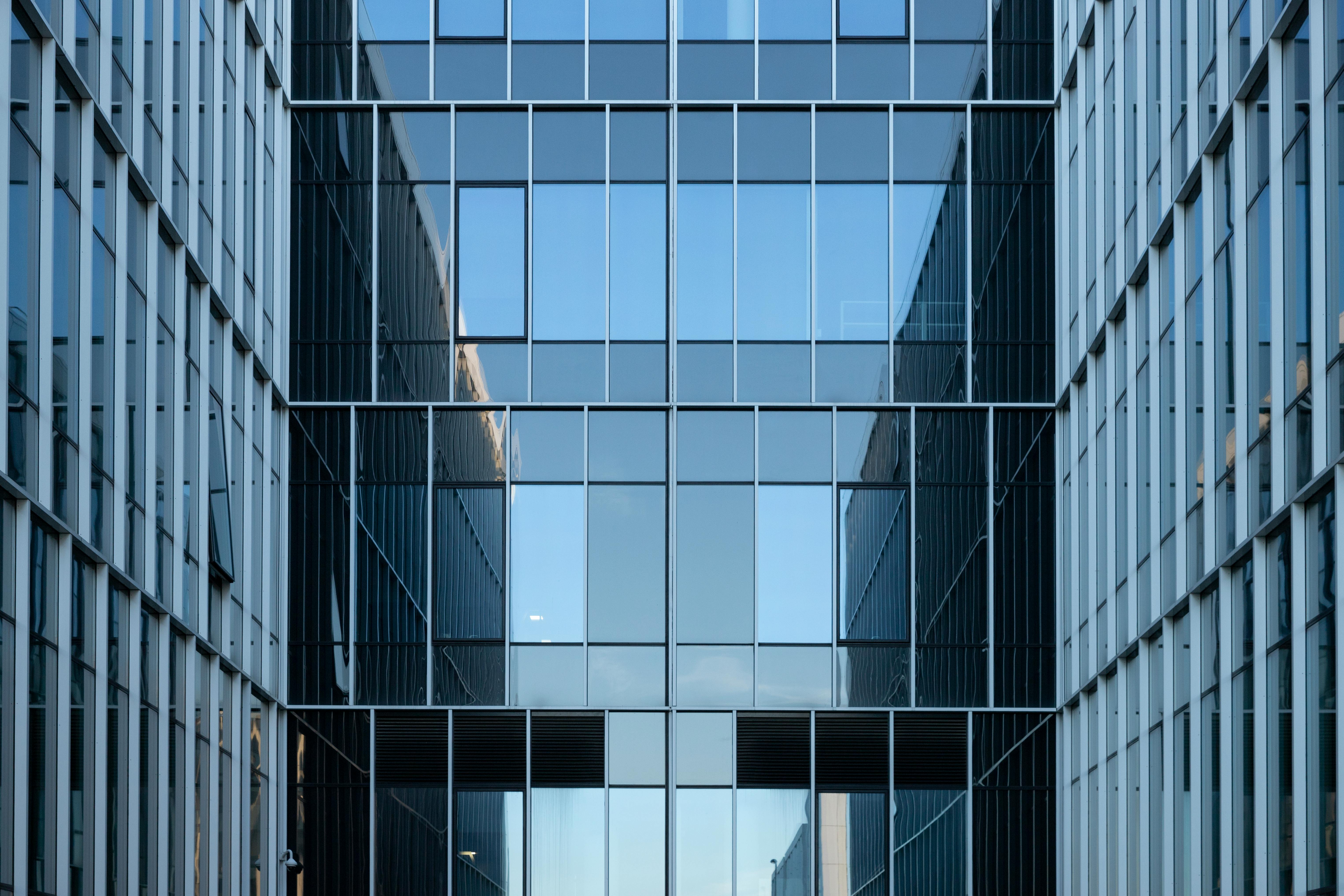 Clear Glass Building · Free Stock Photo