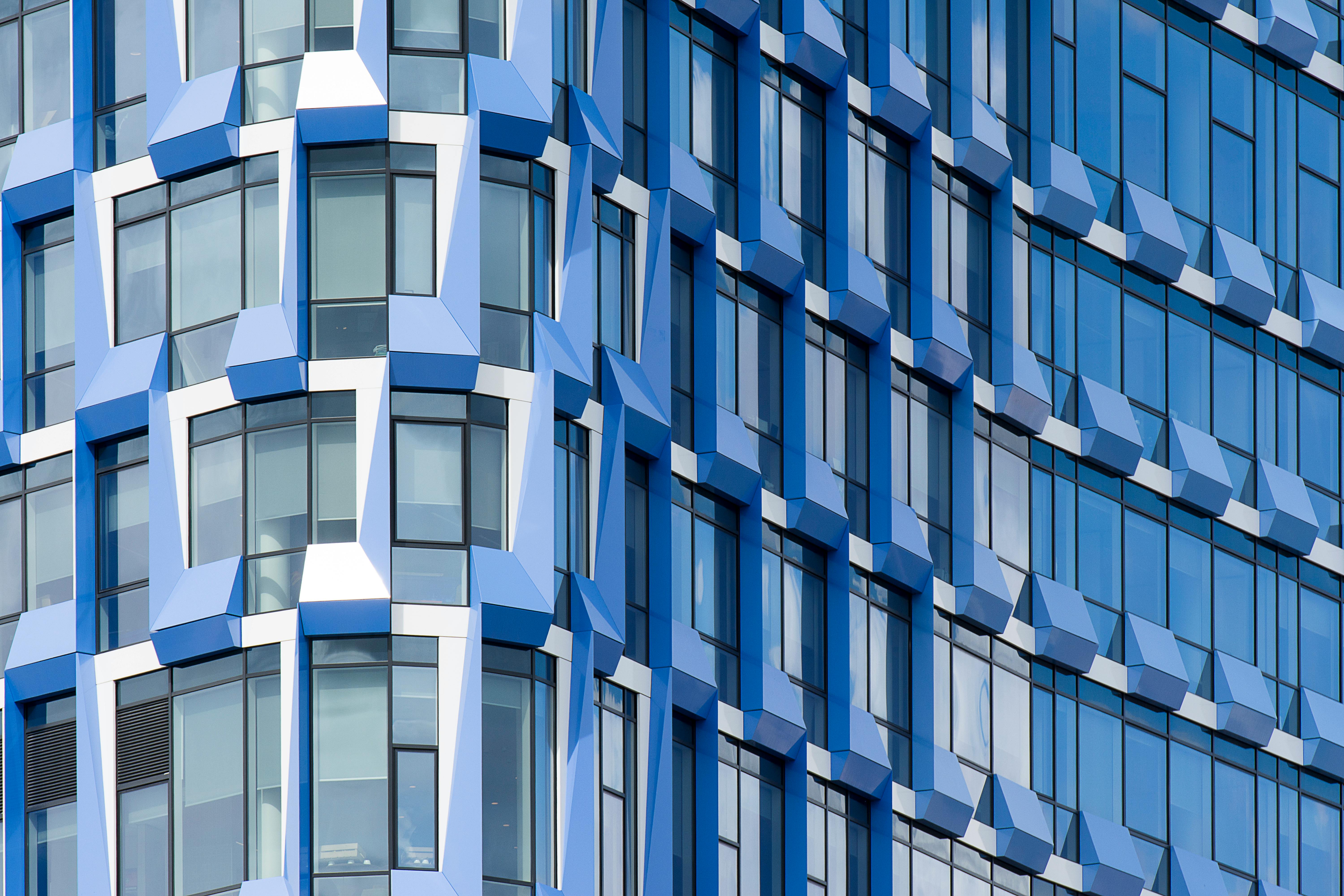A Blue Modern Building · Free Stock Photo