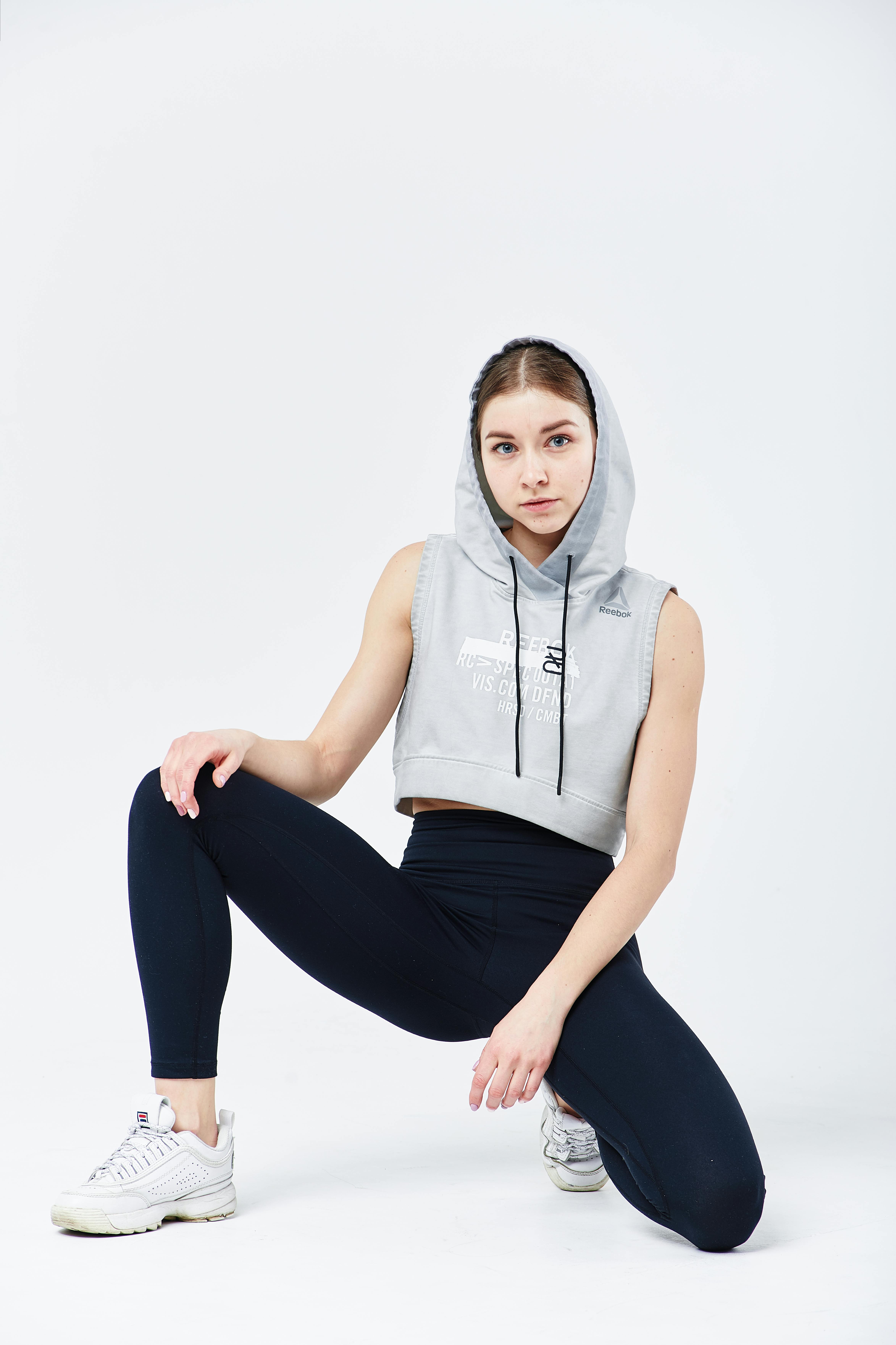 A Woman wearing Sleeveless Hoodie · Free Stock Photo
