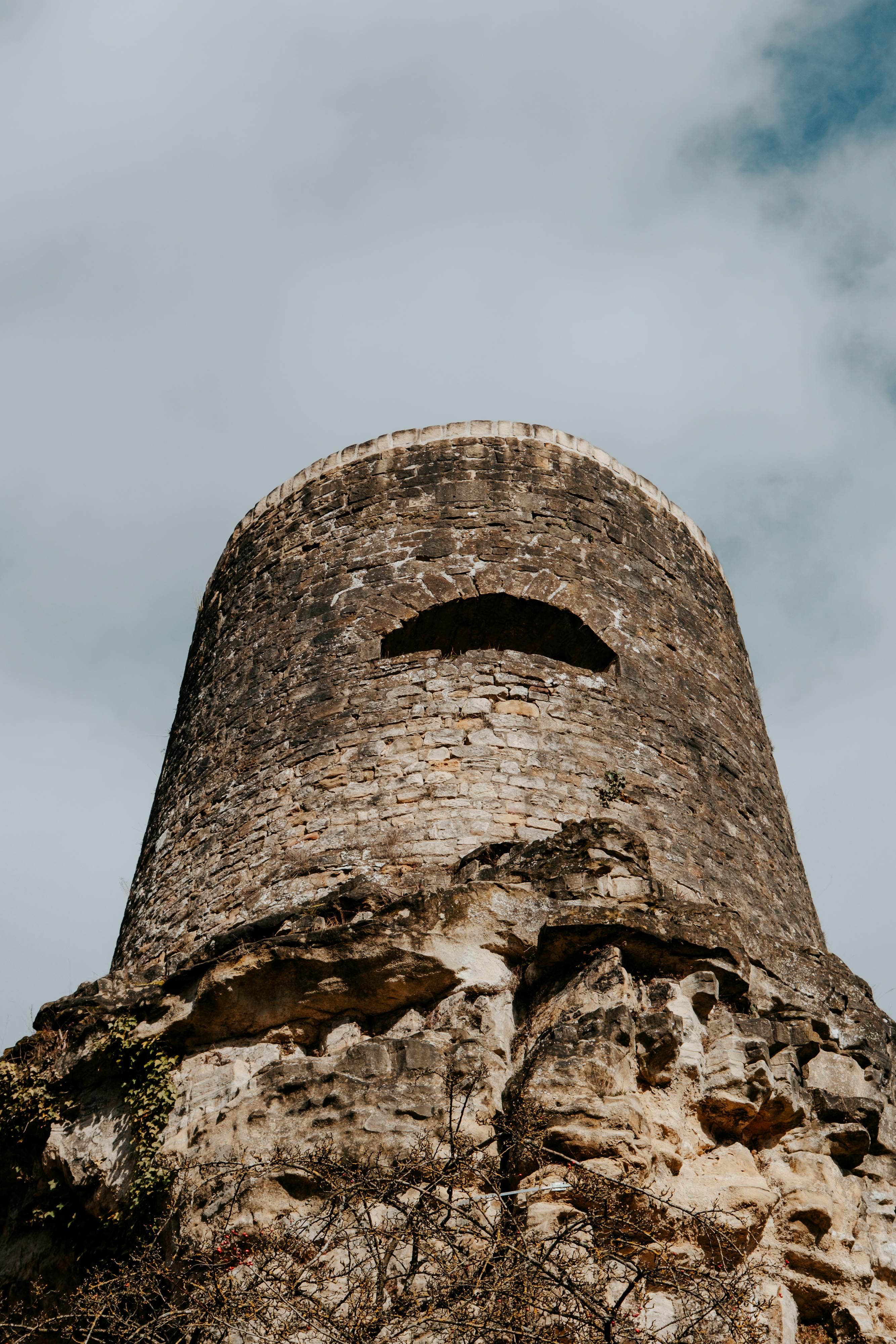 Old Stone Tower Building on Blue Sky · Free Stock Photo