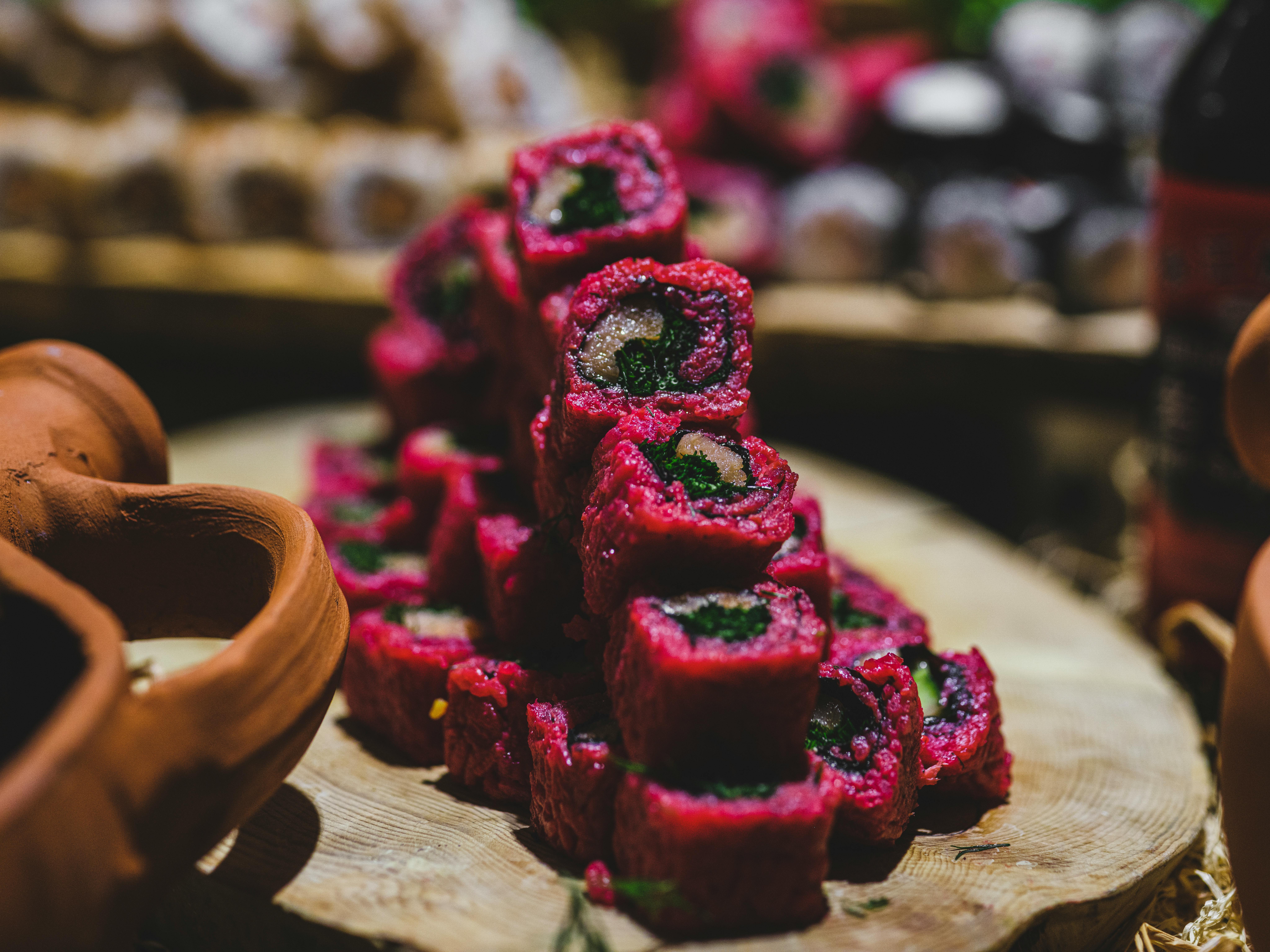 Traditional Japanese Sushi Food in Close Up Shot · Free Stock Photo