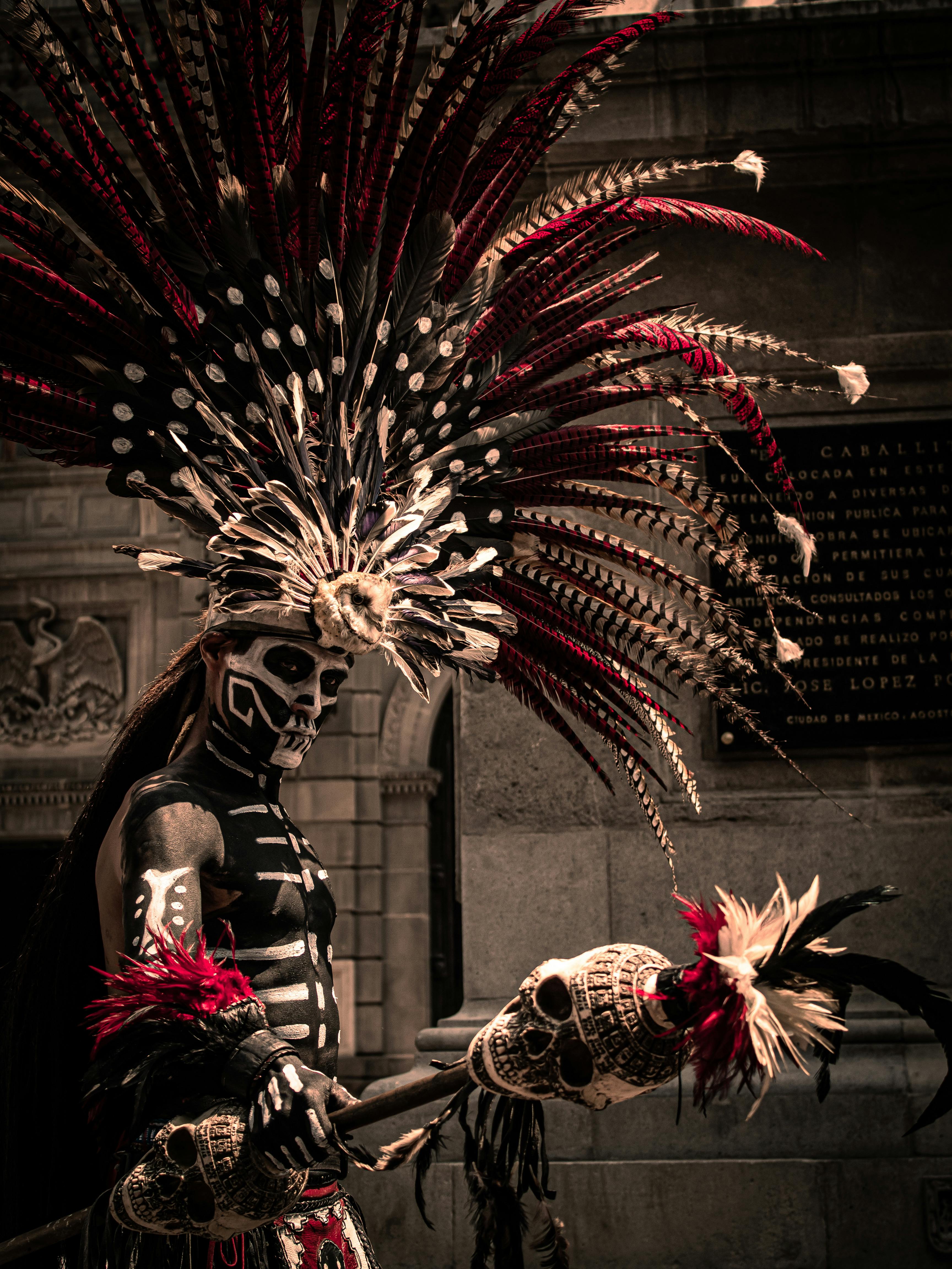 Man Wearing Make Up and Colored Dress While Dancing · Free Stock Photo