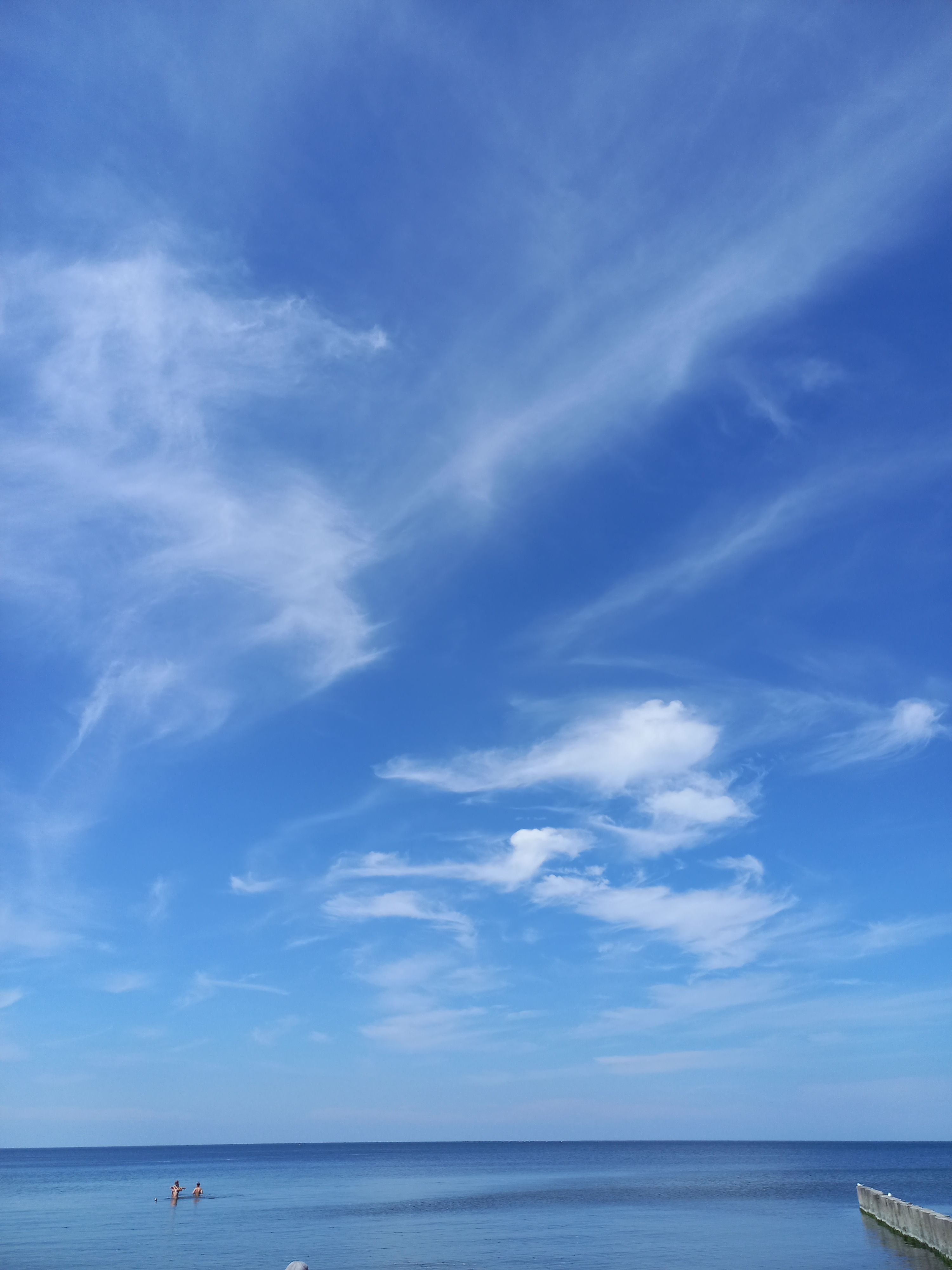 Ocean View Under the Blue Sky · Free Stock Photo
