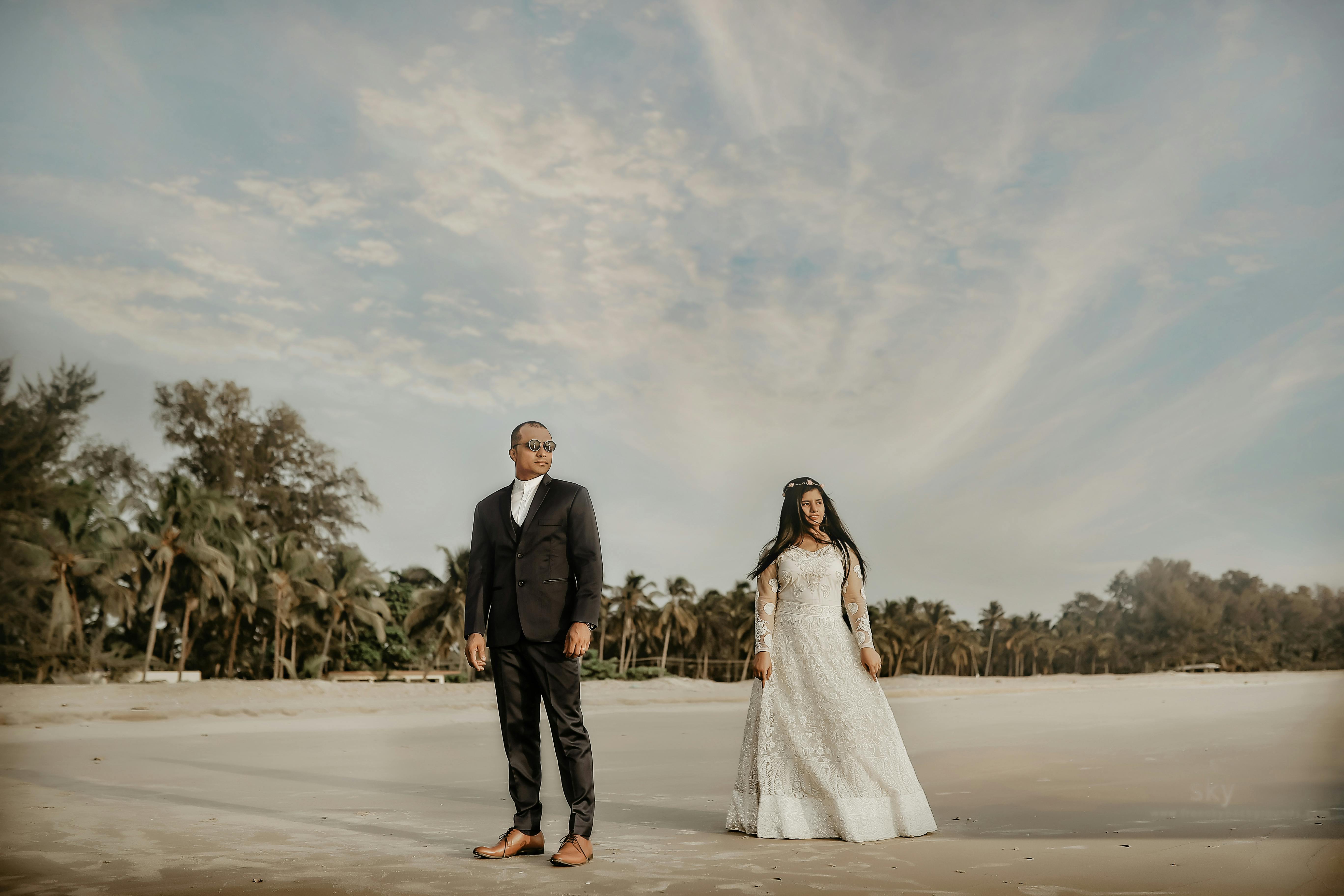 A Mascot Couple Standing on the Street Together · Free Stock Photo
