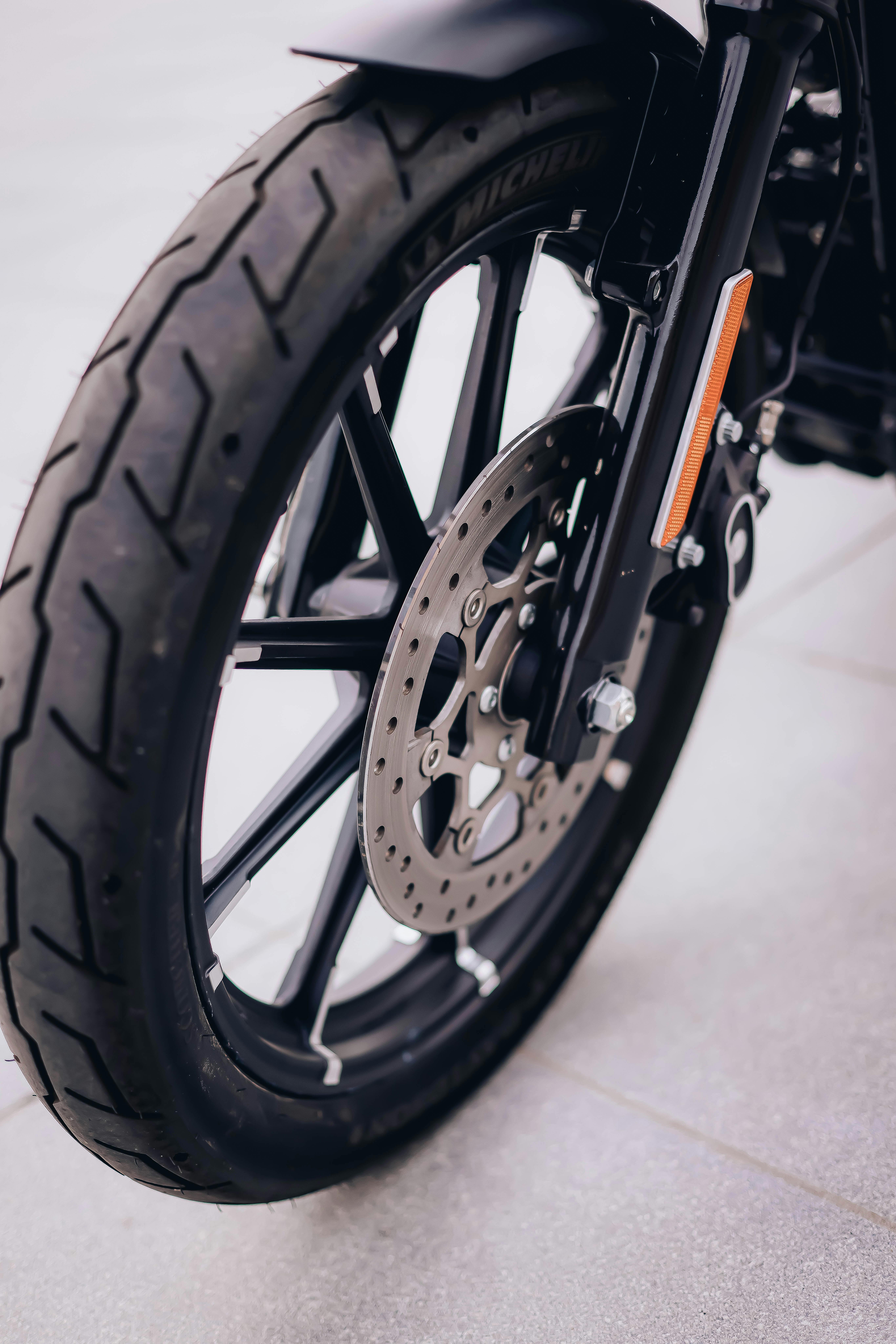 Black and Silver Motorcycle Wheel · Free Stock Photo