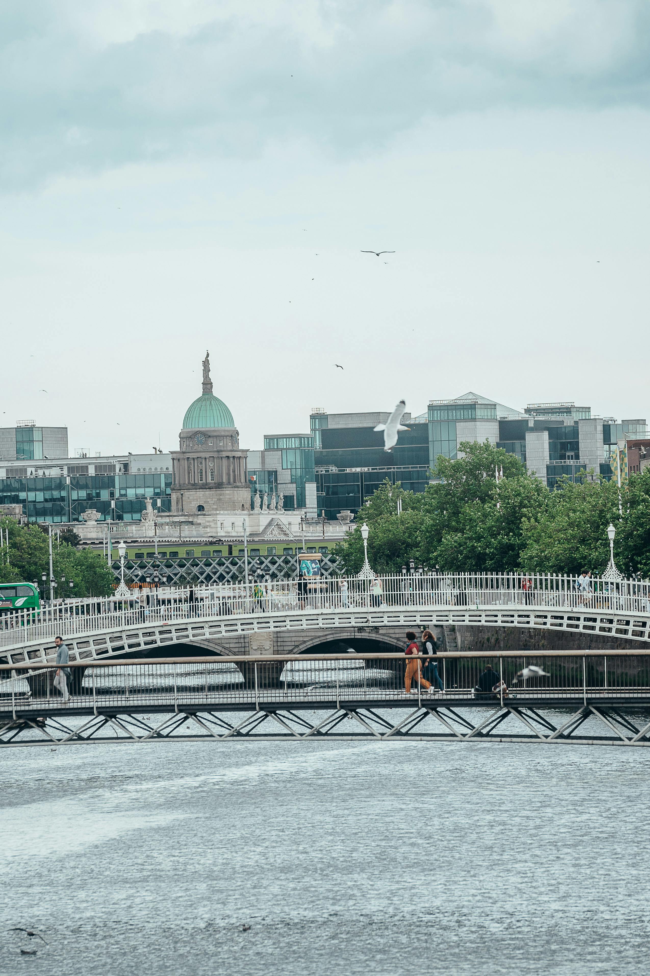 Modern Buildings near River · Free Stock Photo