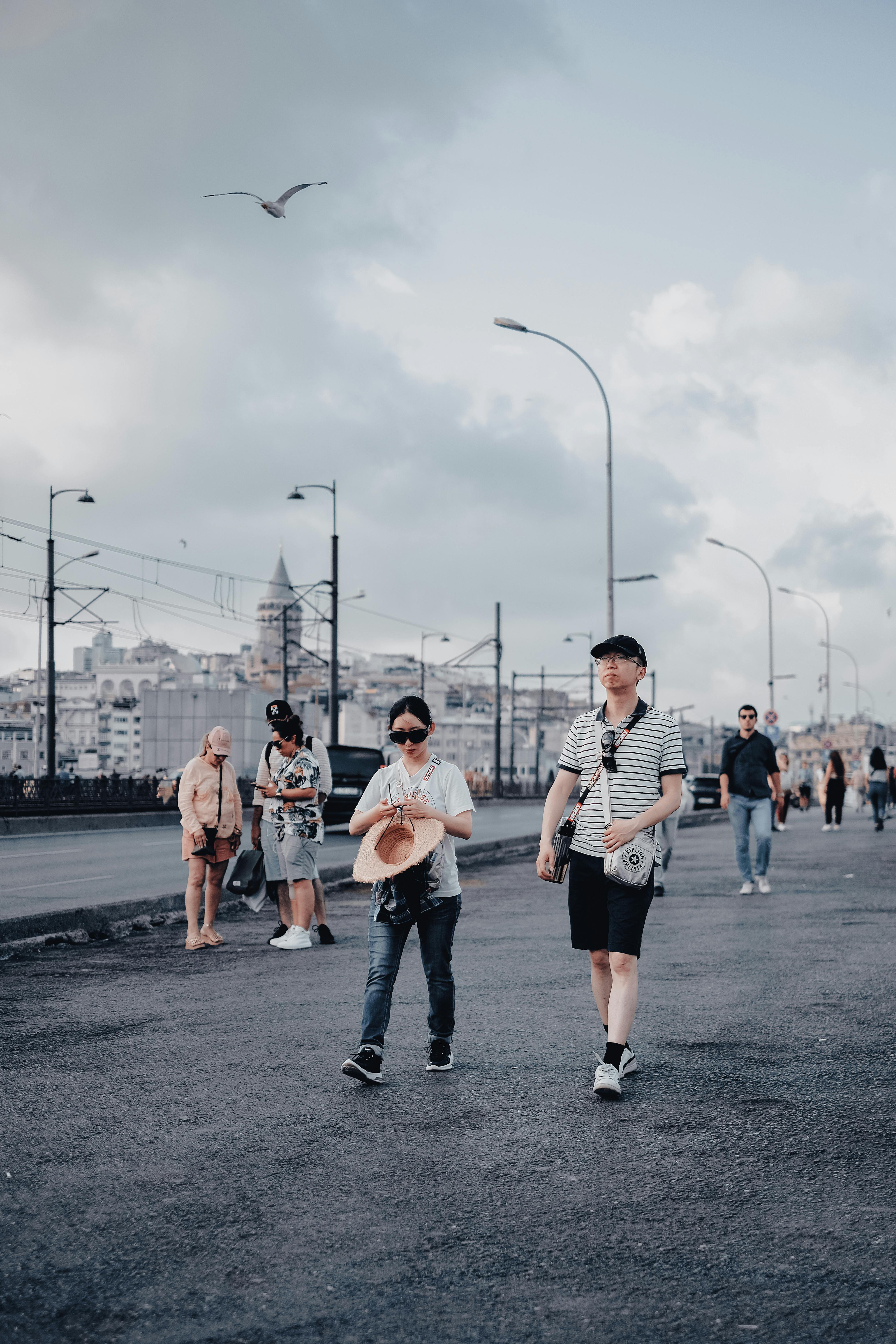 People Walking on City Street · Free Stock Photo