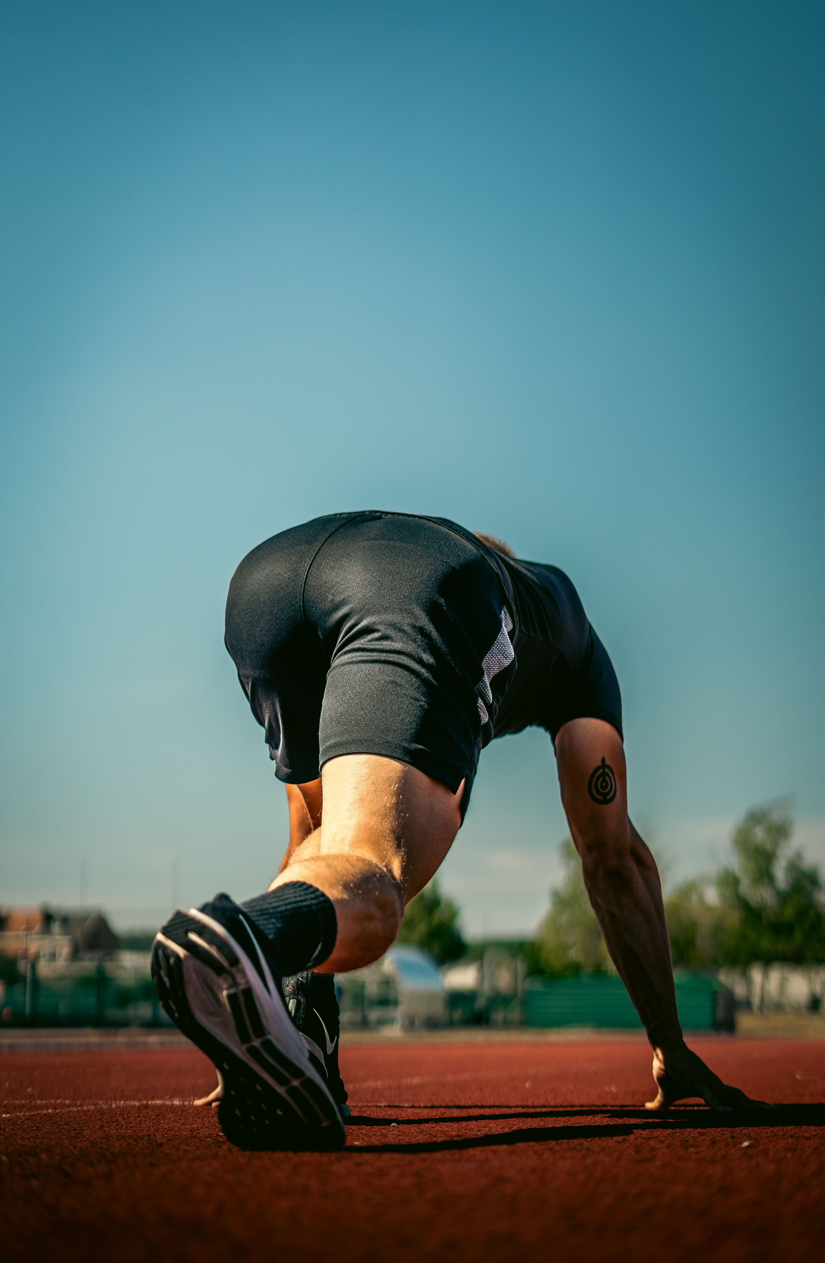 Man at Running Track · Free Stock Photo